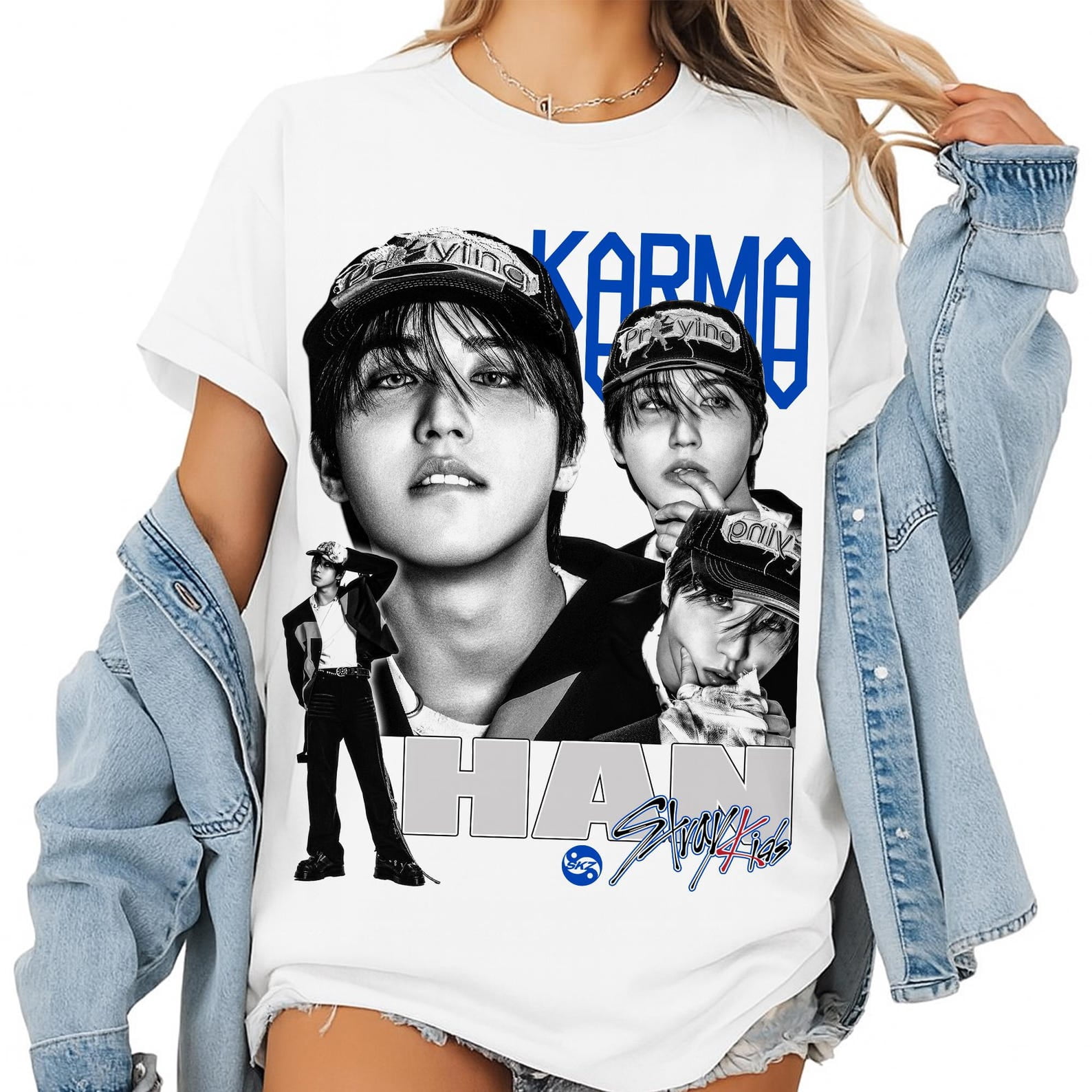 Retro Han Stray kids T-shirt, Stray Kids Karma Album Shirt, Stray Kids ...