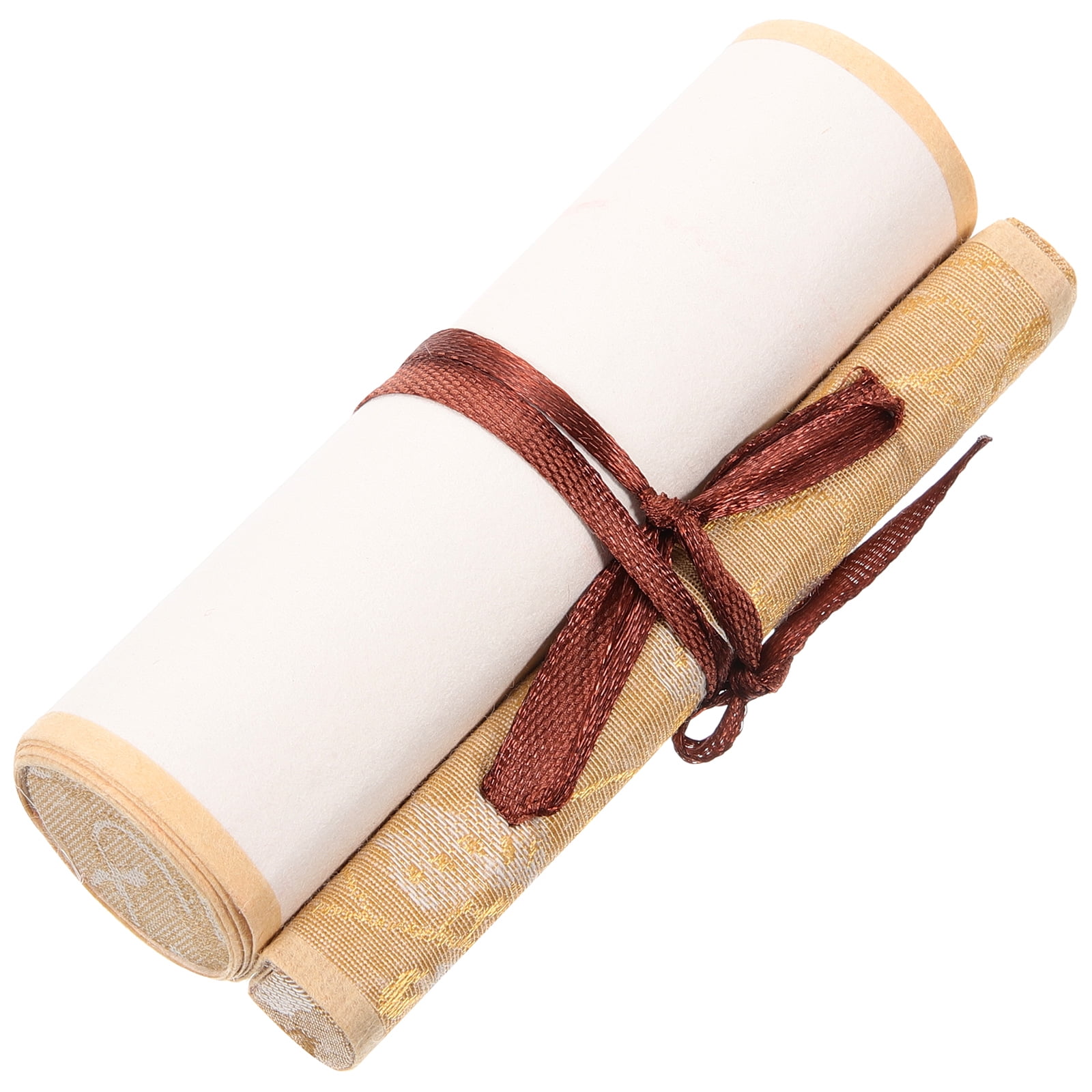 Retro Hanging Painting Rice Paper Scroll Paper Decor for Office Blank ...