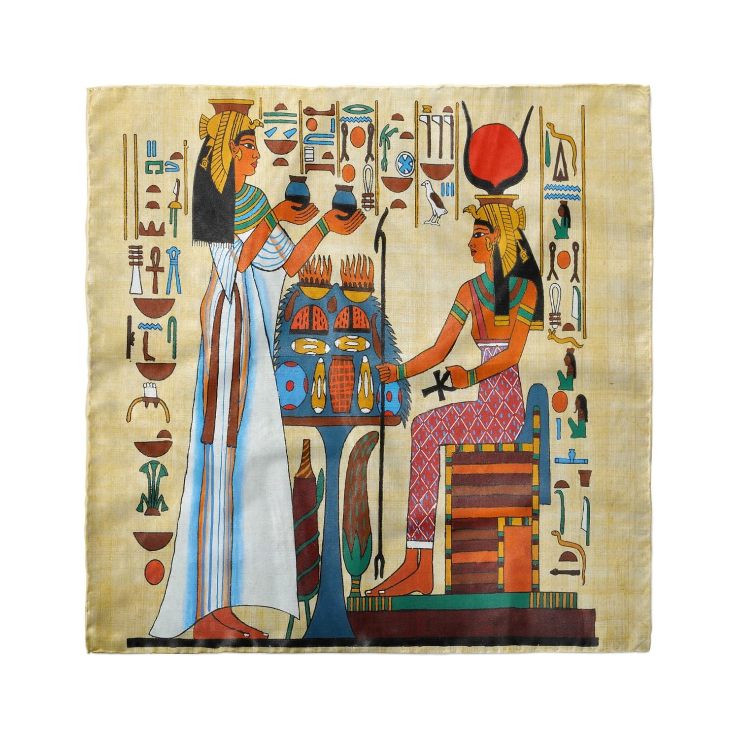 Retro Head Scarf, Egyptian History, Head Wrap, 3 Sizes, by Ambesonne ...