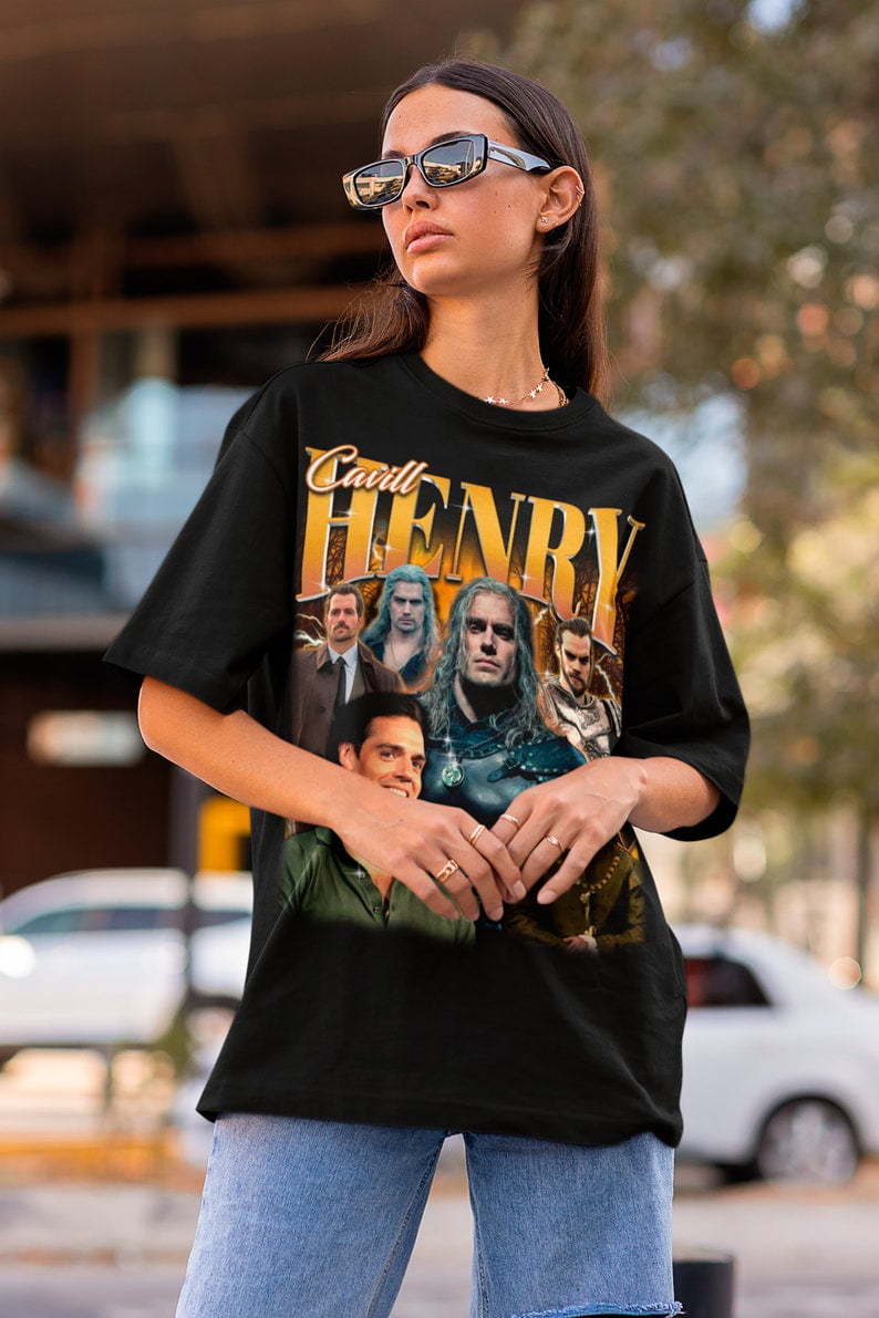 Retro Henry Cavill Shirt, Henry Cavill Fan Gift - Henry Cavill Bootleg ...