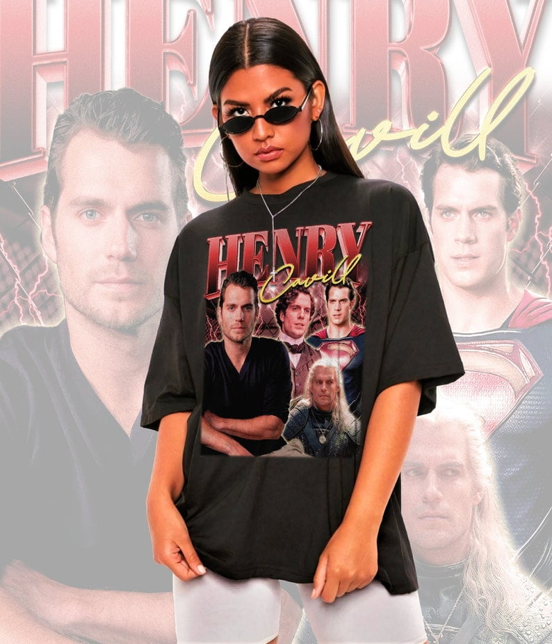Retro Henry Cavill Shirt -Henry Cavill Tshirt,Henry Cavill T-shirt ...