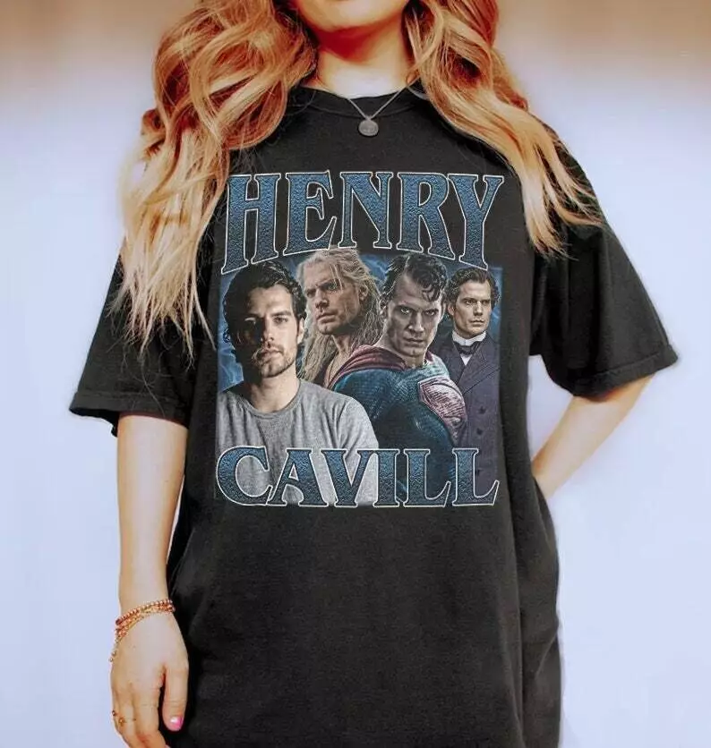 Retro Henry Cavill Shirt -Henry Cavill Tshirt,Henry Cavill T-shirt ...