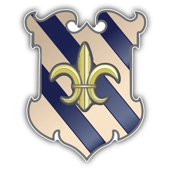 Retro Heraldic Shield Ornament Sticker Phone Decal Water Bottle ...