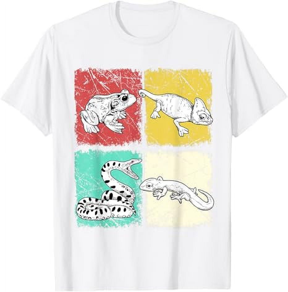Retro Herping Shirt Men Women Vintage Herpetology Gift Herps T-Shirt ...