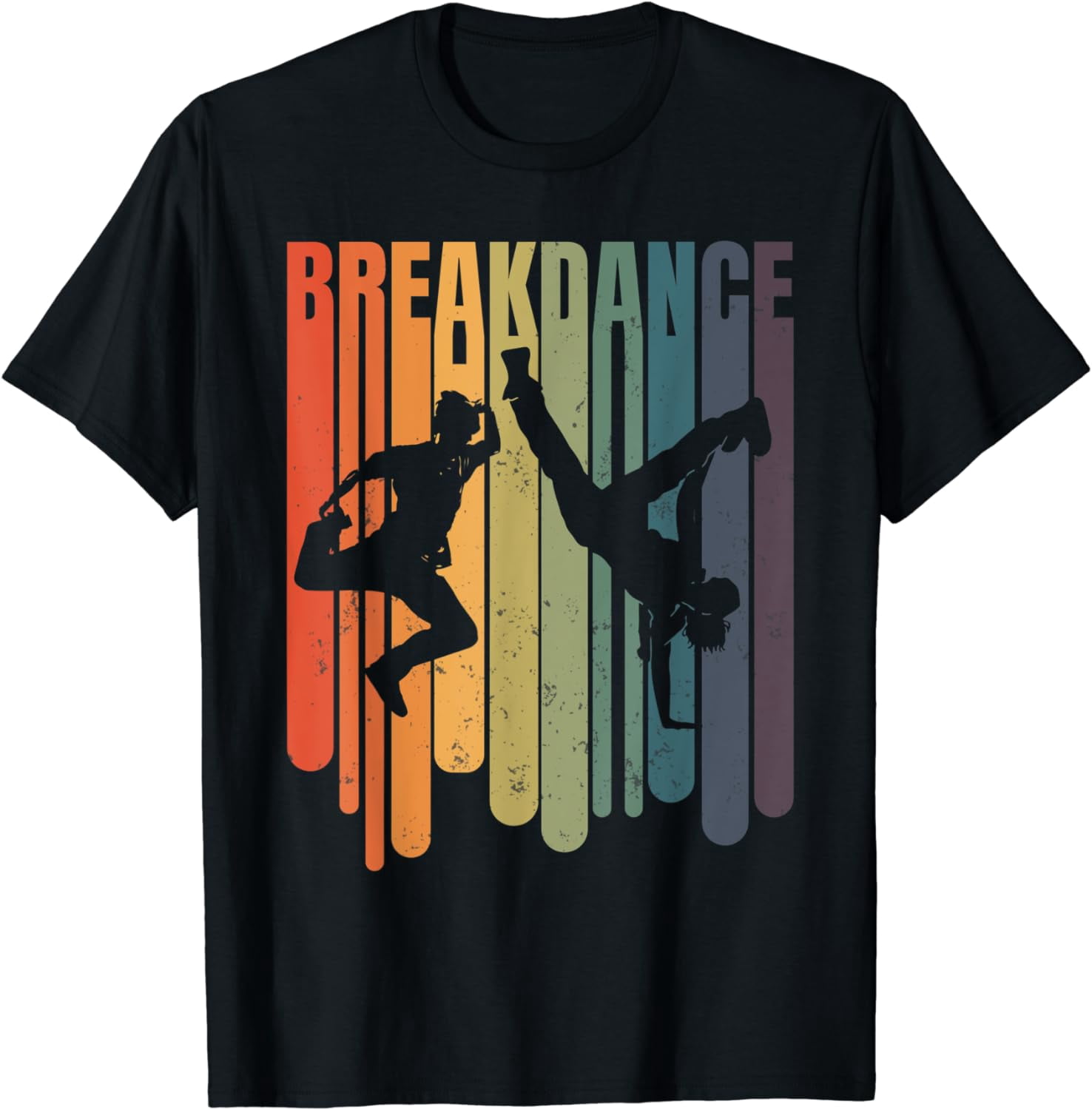 Retro Hip Hop Dancer Breakdancer T-Shirt - Walmart.com