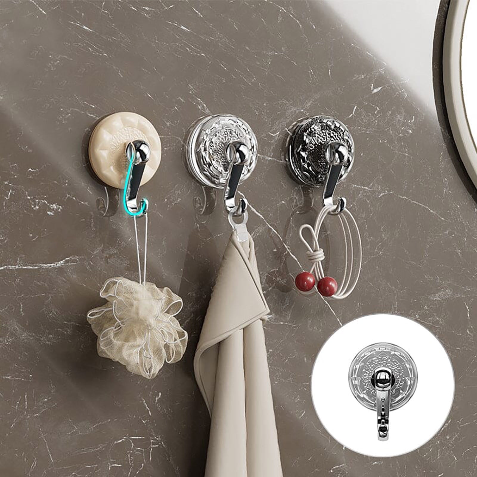 Retro Hooks - Ripple Suction Cup for Effortless Home Organization and Decoration Where Classic ...