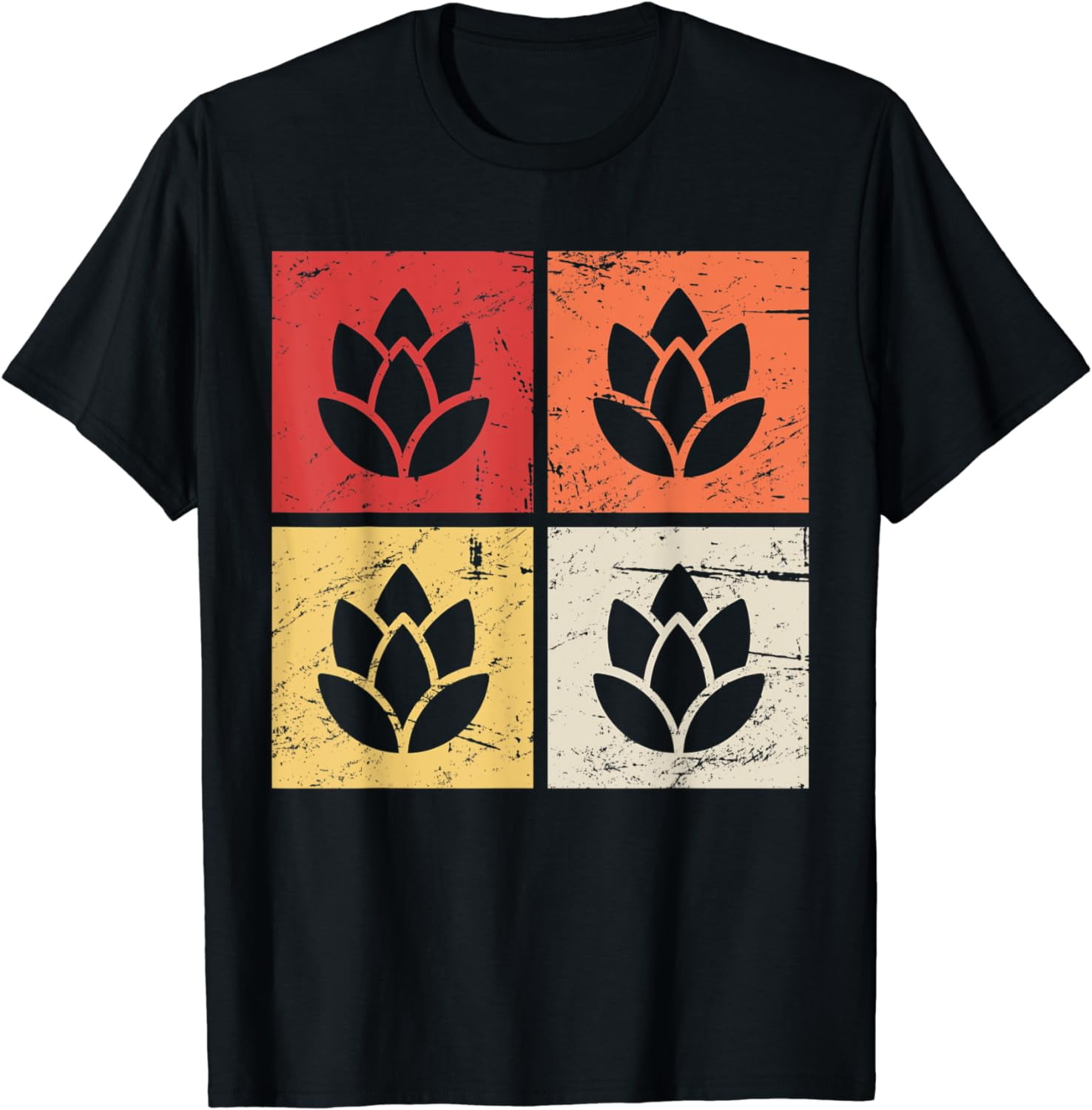 Retro Hops Homebrew T-Shirt - Walmart.com