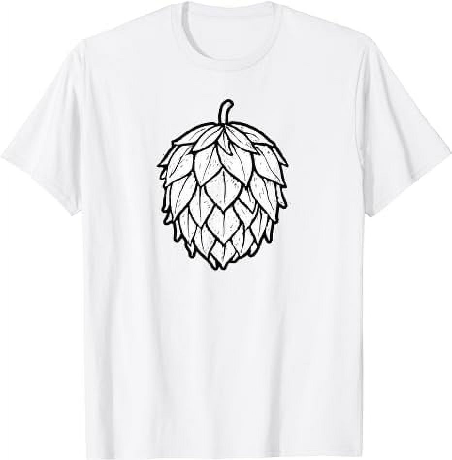 Retro Hops Lover Minimalist Vintage Beer Graphic T-Shirt - Walmart.com
