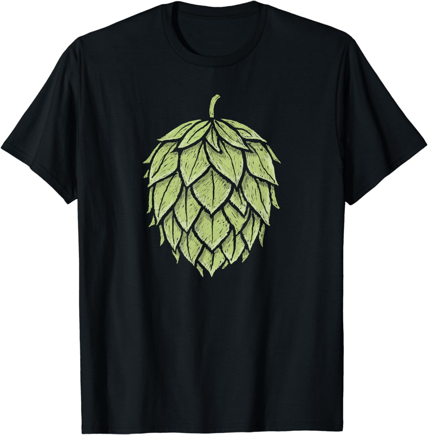 Retro Hops Lover Vintage Minimalist Beer Graphic T-Shirt - Walmart.com
