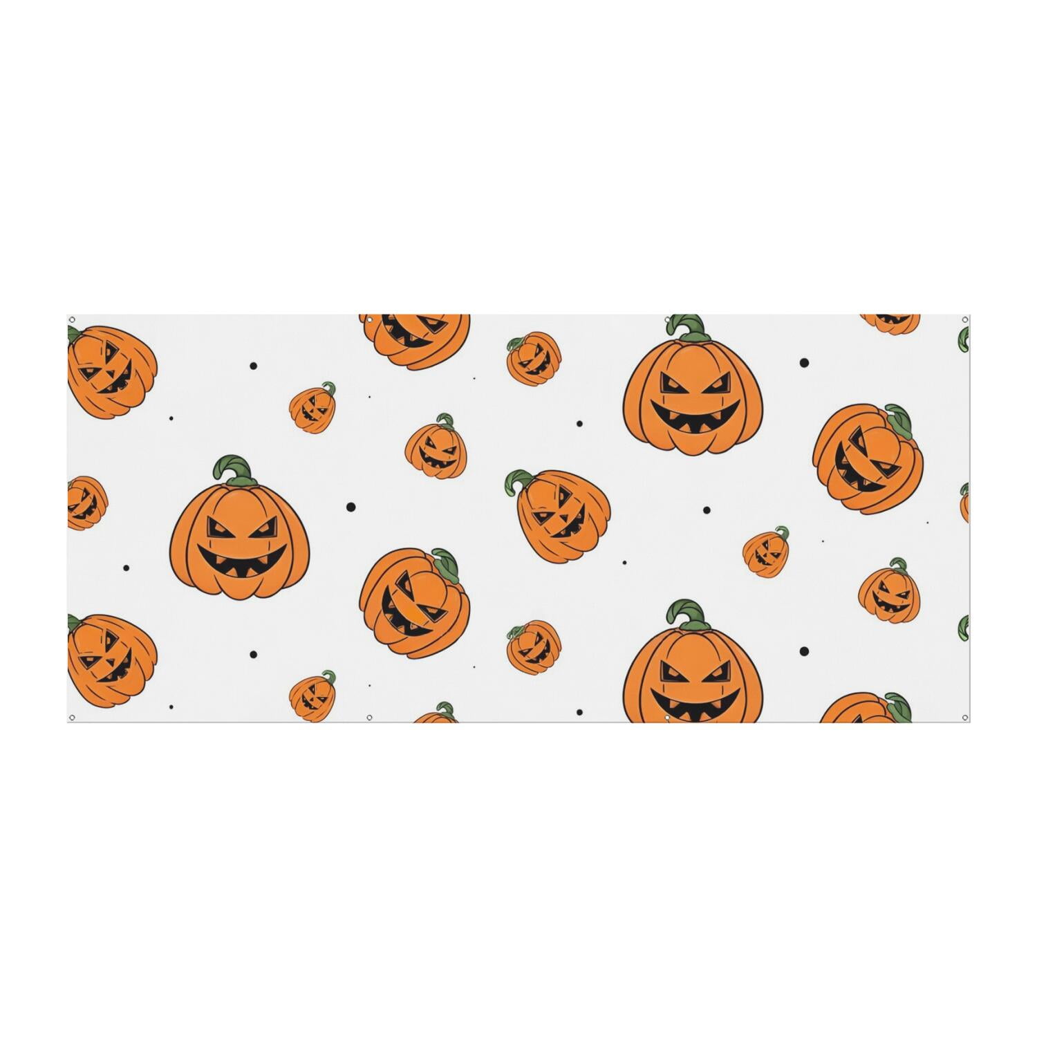 Retro Horror Themed Garage Door Cover - 13ft Wide Gothic Skull Spider ...