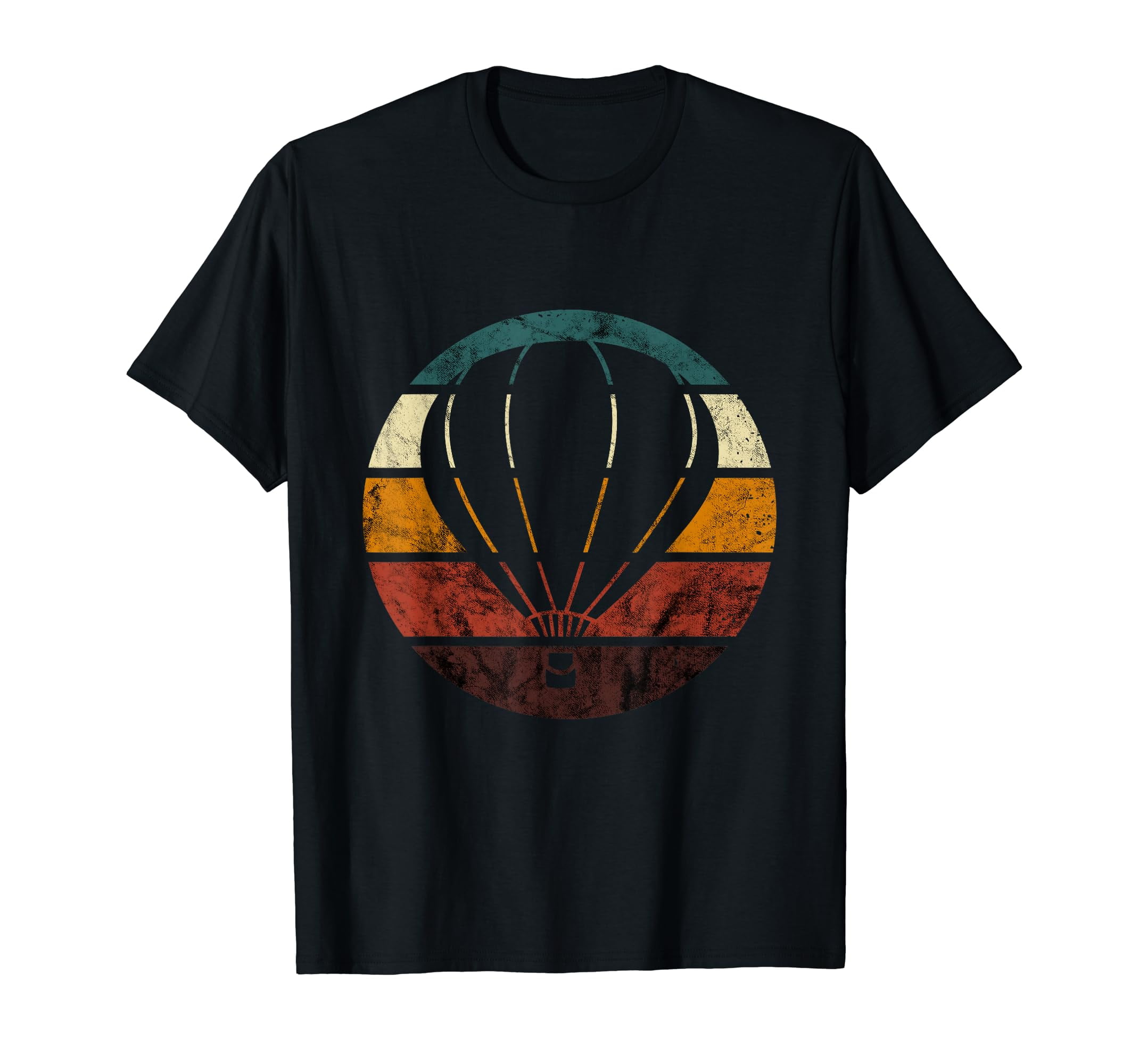 Retro Hot Air Balloon Hot Air Balloon Pilot Ballooning T-Shirt ...