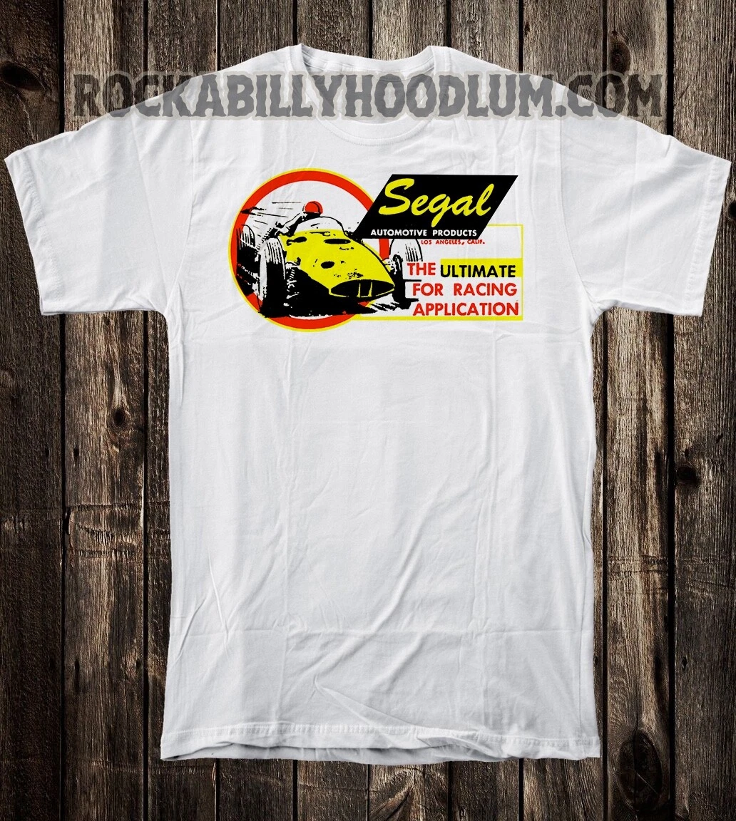 Retro Hot Rod Tee T Shirt Drag Race Racing Speed Shop Segal Auto ...