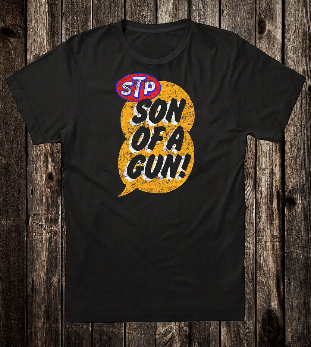 Retro Hot Rod Tee T Shirt Speed Shop Drag Race Racing Gas Oil STP Son ...