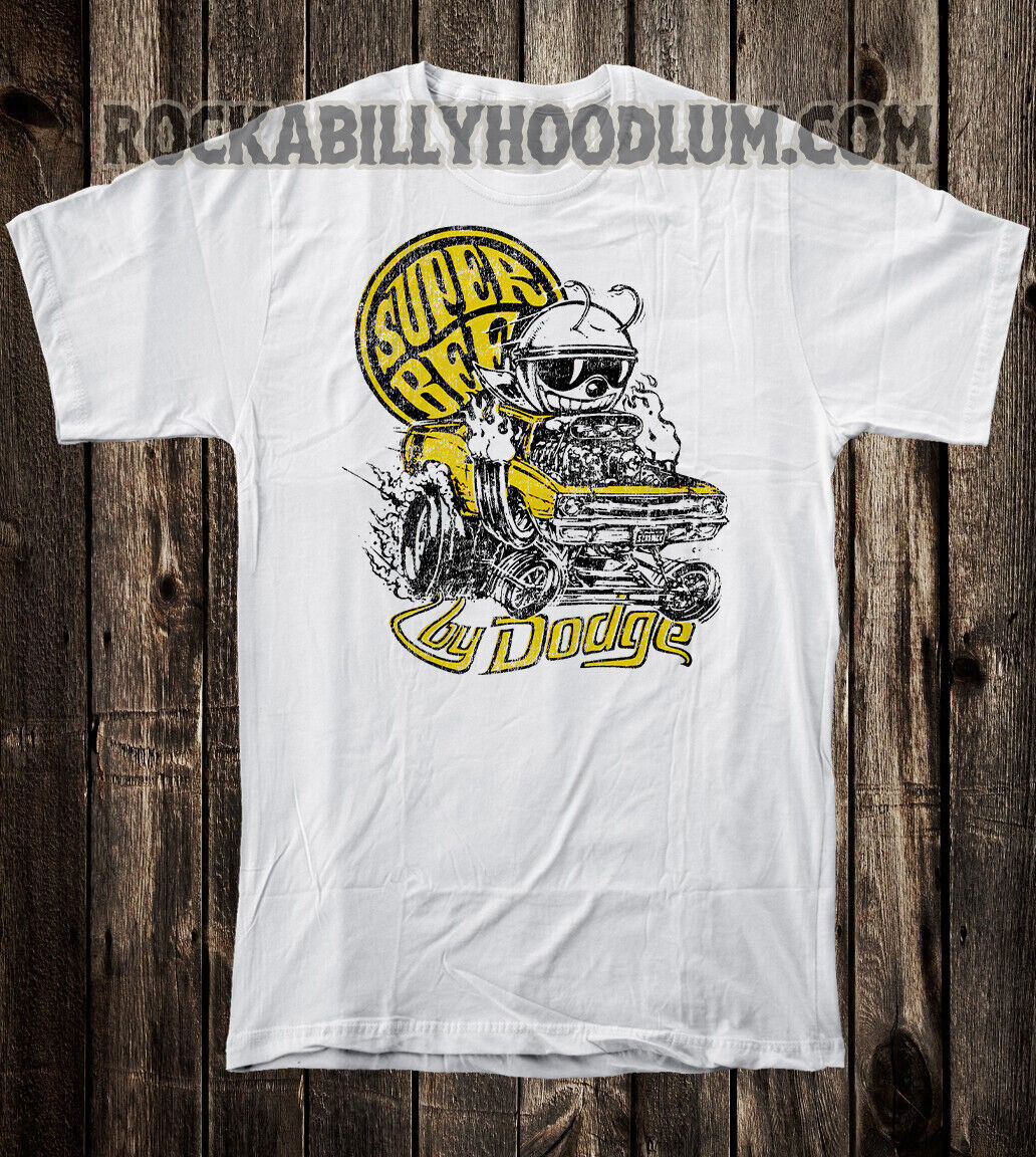 Retro Hot Rod Tee T Shirt Vtg Art Drag Racing Ed Big Daddy Roth Super ...