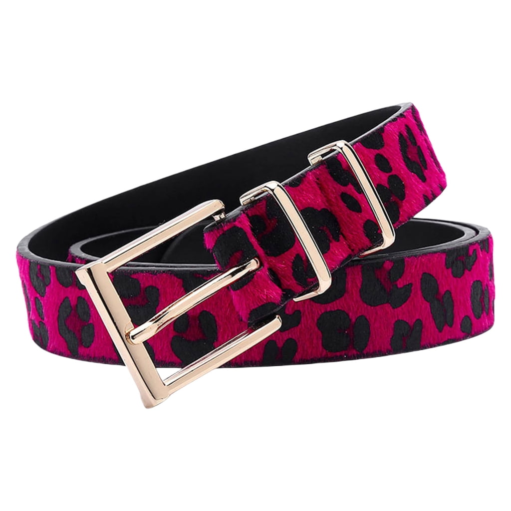 Retro Hot Waist Belt for Daily Costume Leopard Print Waist Belt Body ...