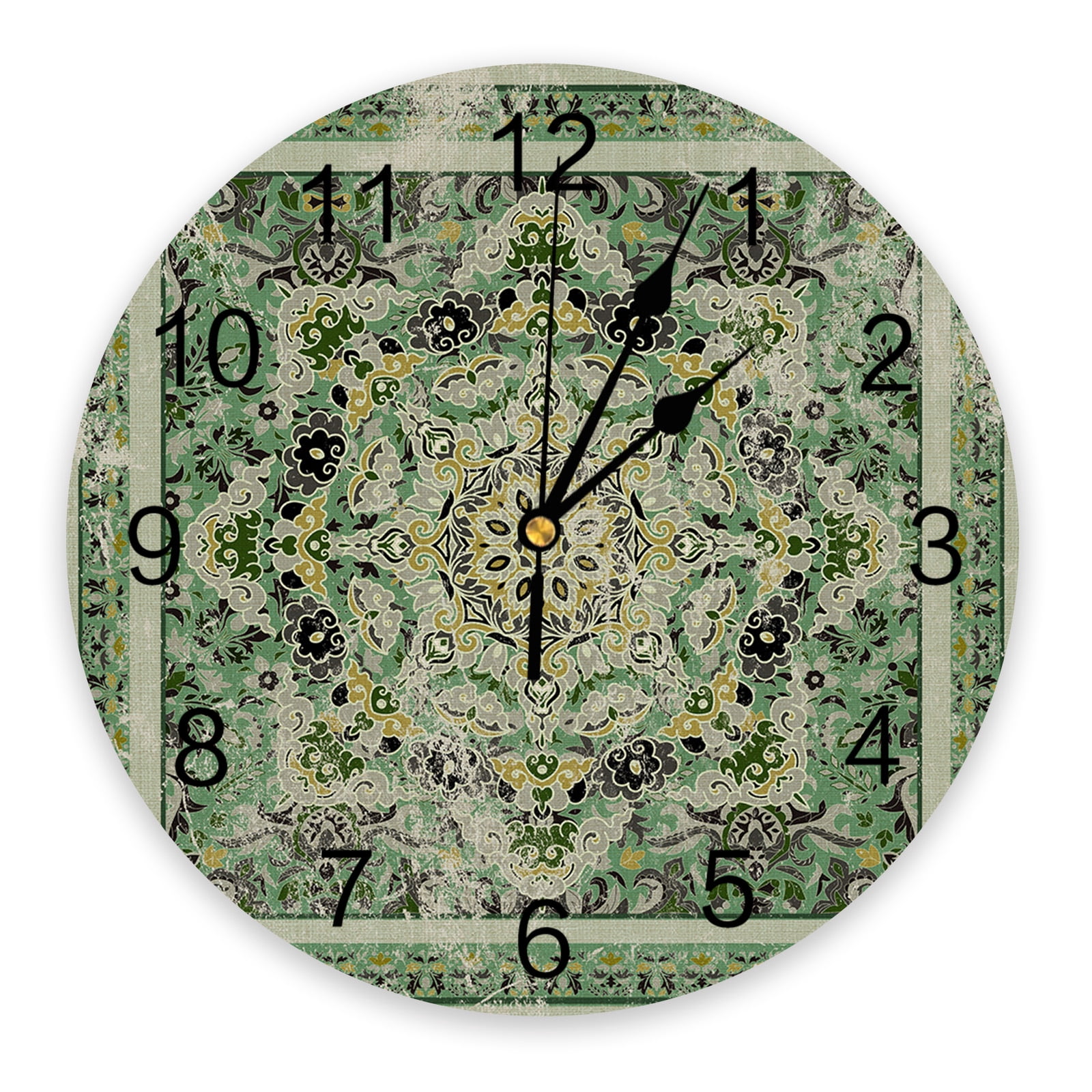 Retro House Mysterious Witch Magic Array Wall Clocks Silent Home Cafe ...