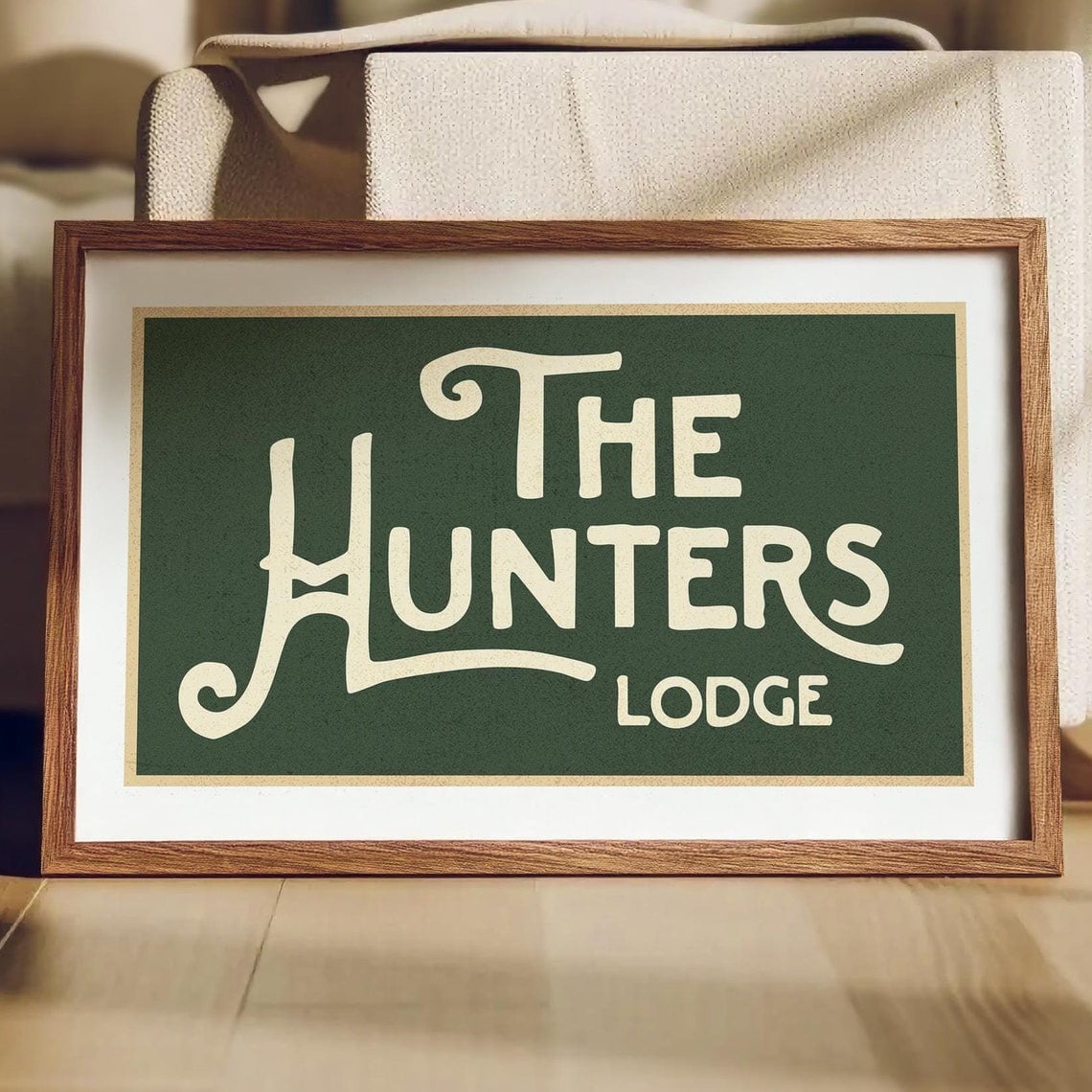 Retro Hunter Art Print Outdoors Art Hunting Poster Gift For Hunter Home ...