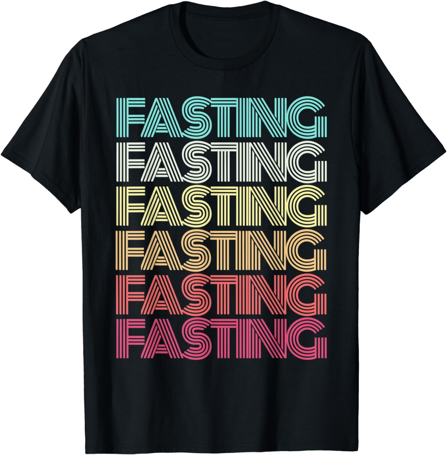Retro I'm FASTING Mode On Autophagy In Progress Ramadan Life T-Shirt ...