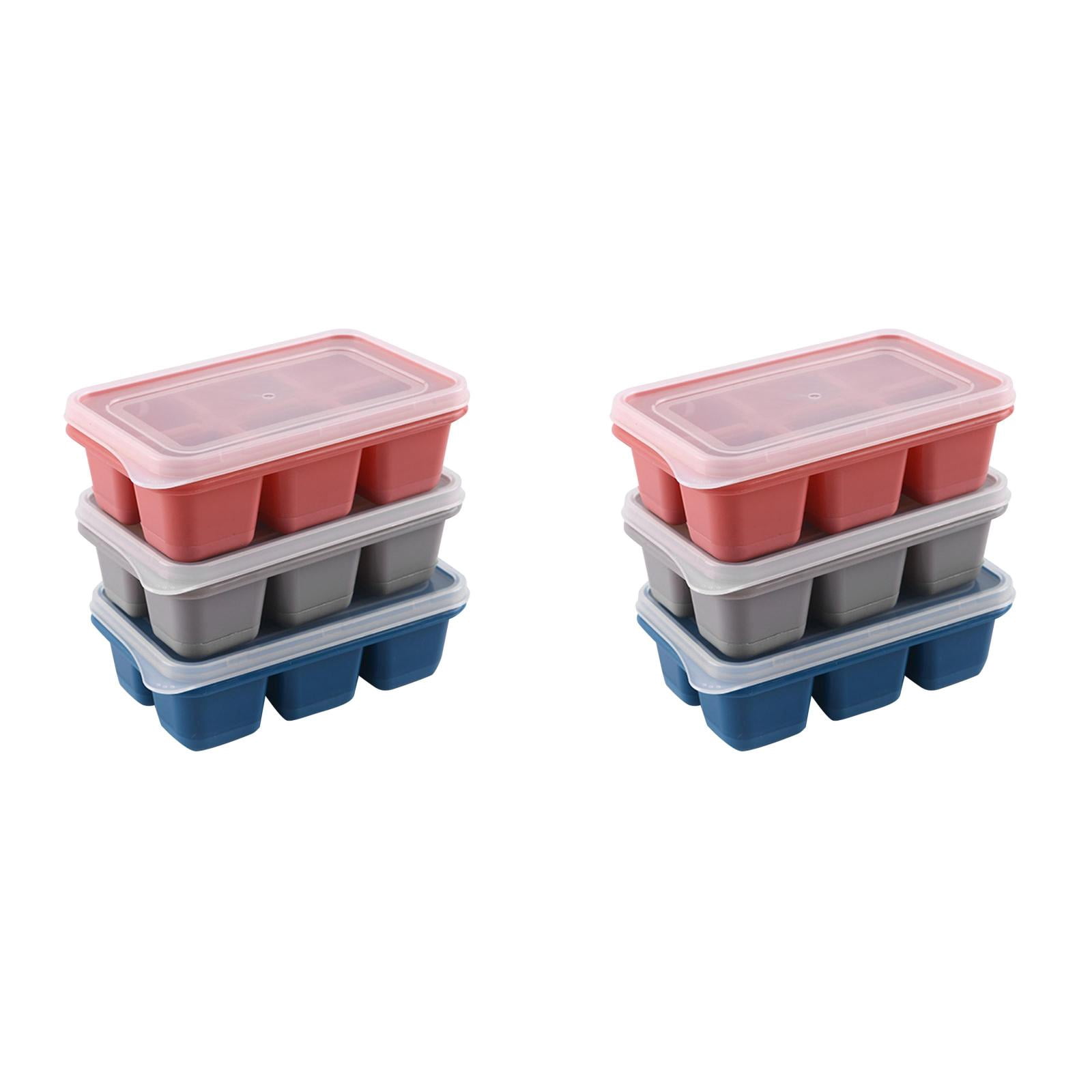Retro Ice Cube Making Household Silicone Ice Lattice With Lid ...