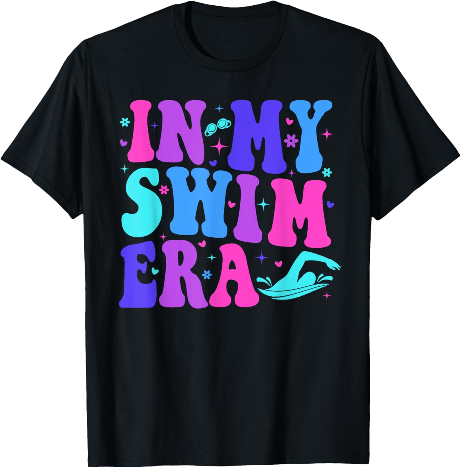 Retro In My Swim Era Swimming Swimmers Women Men Kids T-Shirt - Walmart.com