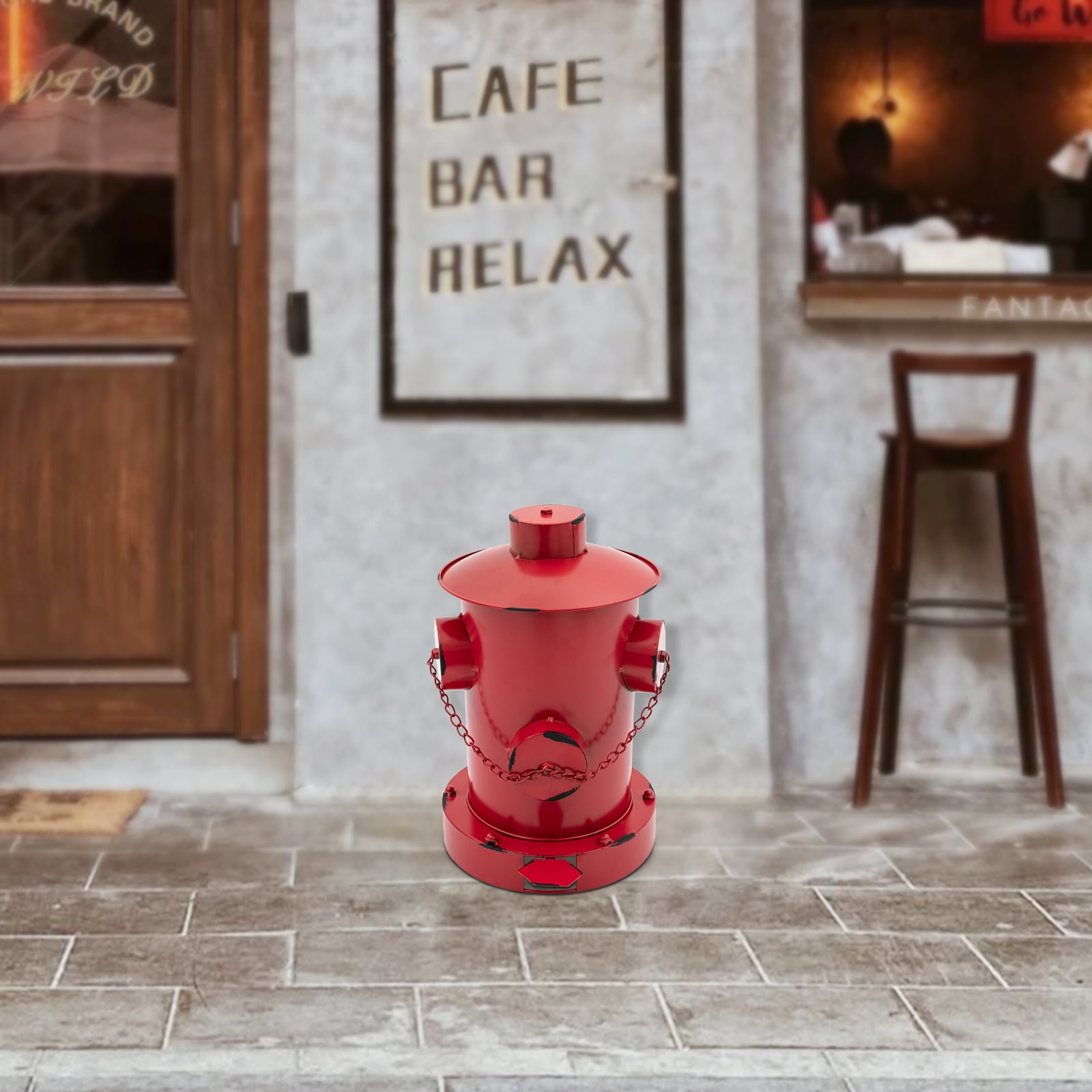 Retro Industrial Waste Container, 8 Gallon Garbage Can with Step-On ...