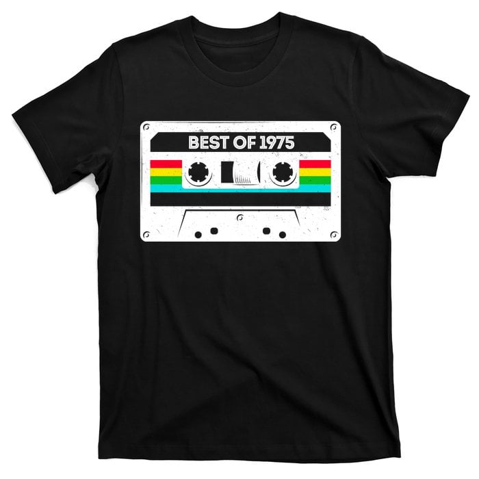 Retro - Inspired 1975 - Themed T-Shirt Celebrating a 50th Birthday with ...