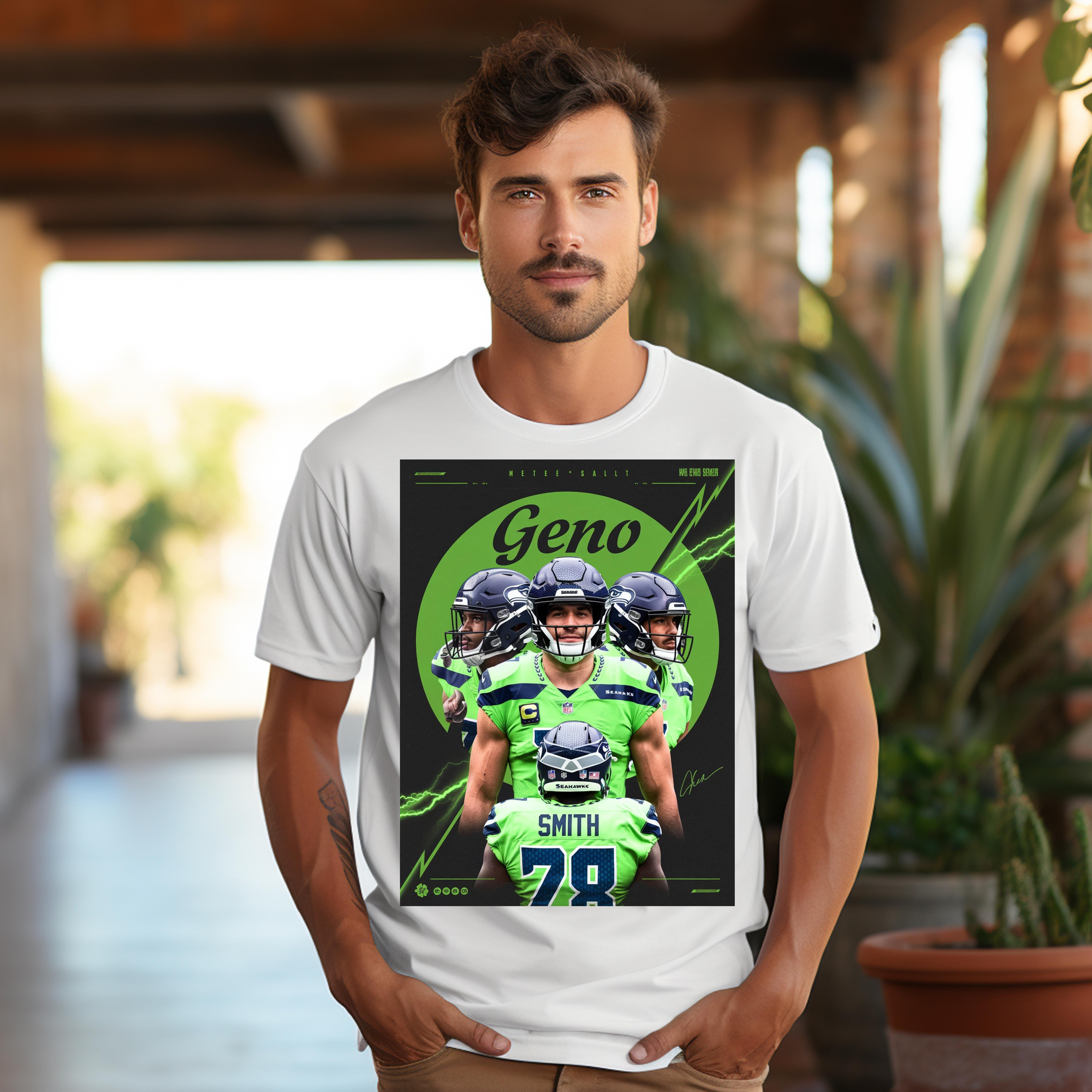 Retro-Inspired Geno Smith Shirt - New Design for True Fans Up To 4XL ...