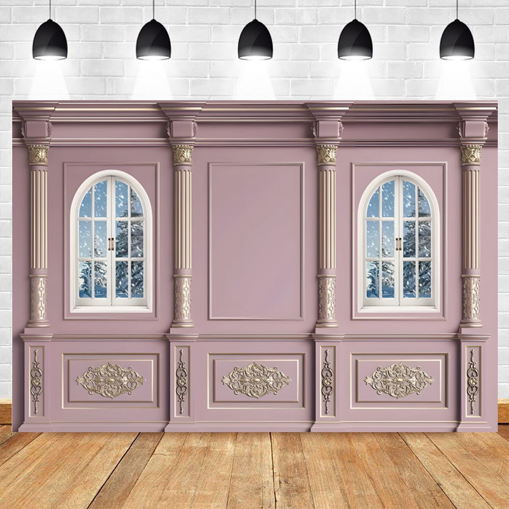 Retro Interior Wall Photography Background Vintage Castle Europe Indoor ...