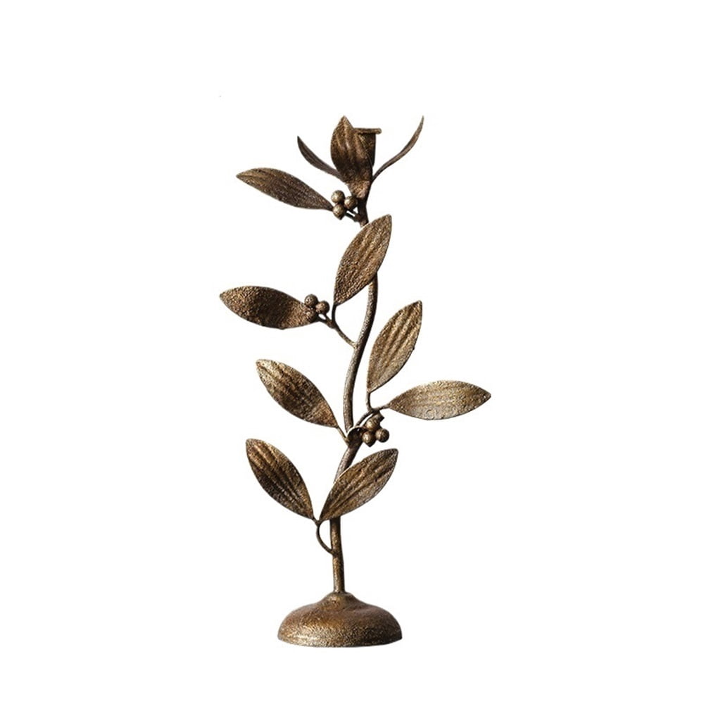 Retro Iron Candle Holder for Home and Coffee Shop Decor - Walmart.com