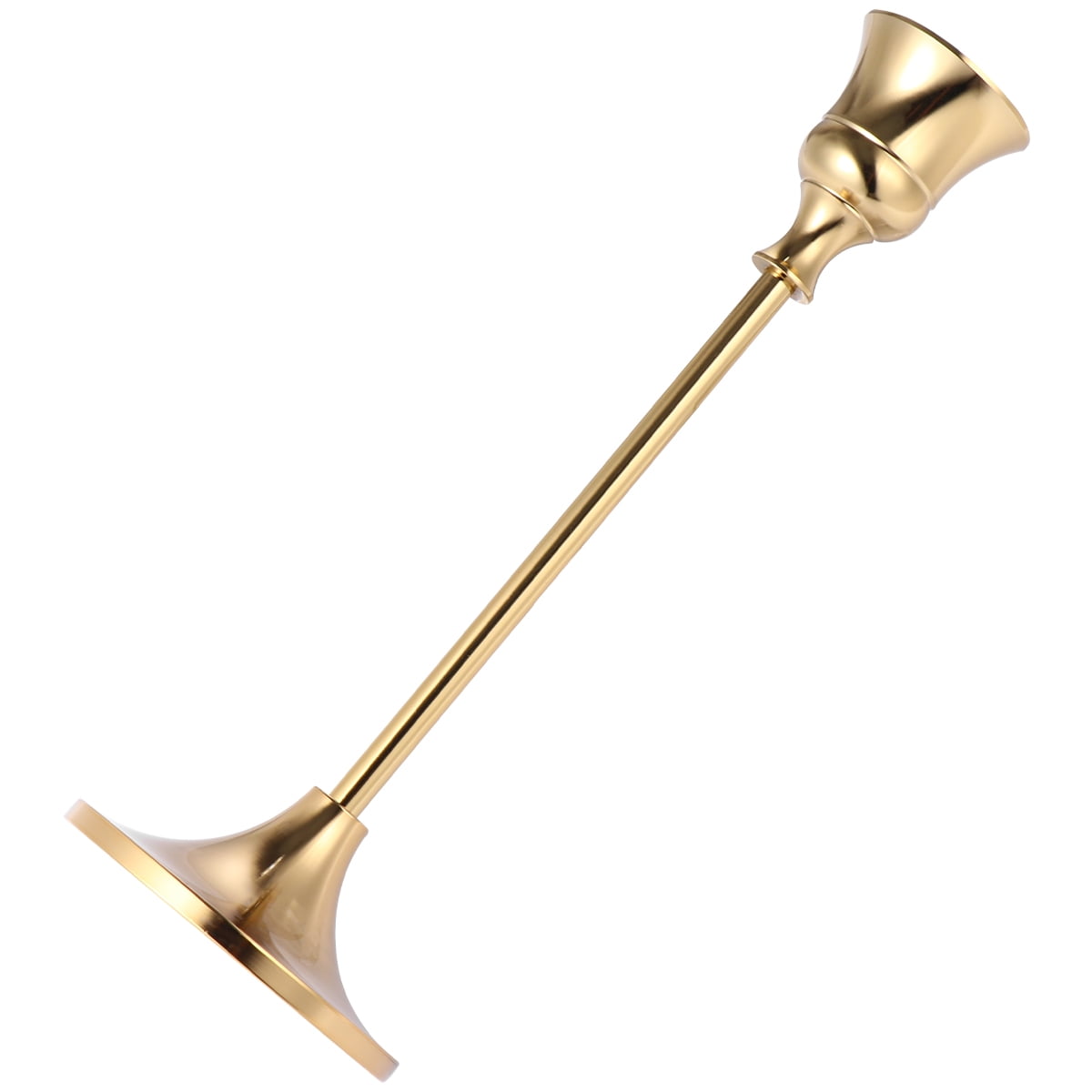 ifundom Golden Iron Candlestick Retro Style Elegant Desktop Decoration ...