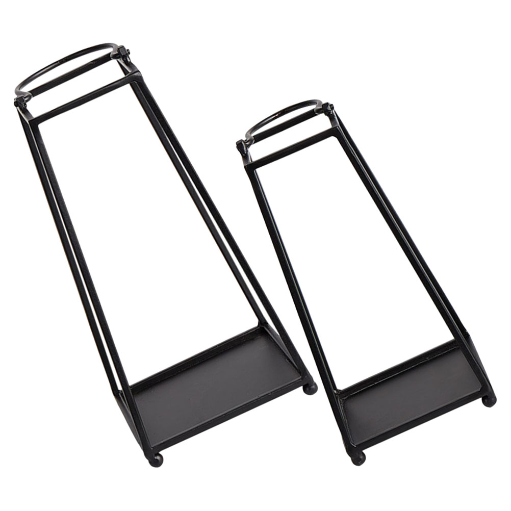 Retro Iron Candlestick Stand Taper Holders Modern Black European ...