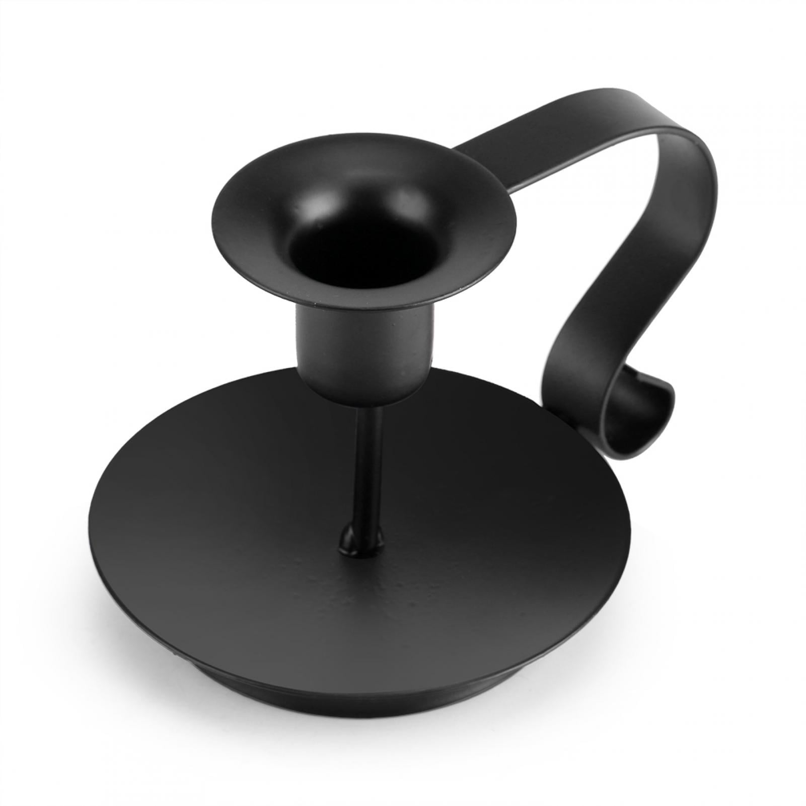 Retro Iron Taper Candle Holder Hand Made Candlestick Stand Home ...