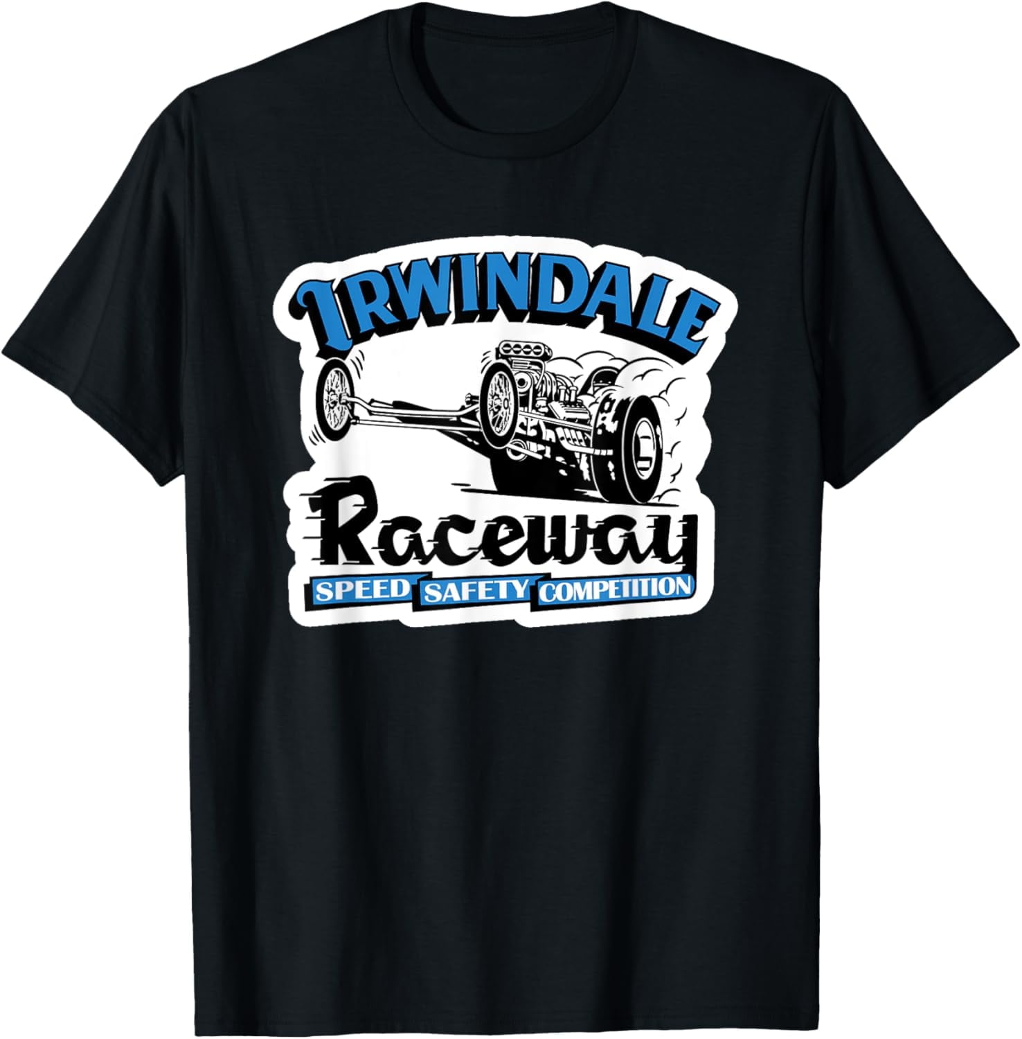 Retro Irwindale Raceway Dragstrip NHRA Drag Race T-Shirt - Walmart.com