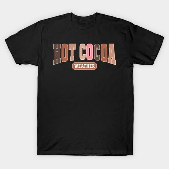 Retro It's Hot Cocoa Weather Funny Holiday Saying Graphic for Winter ...