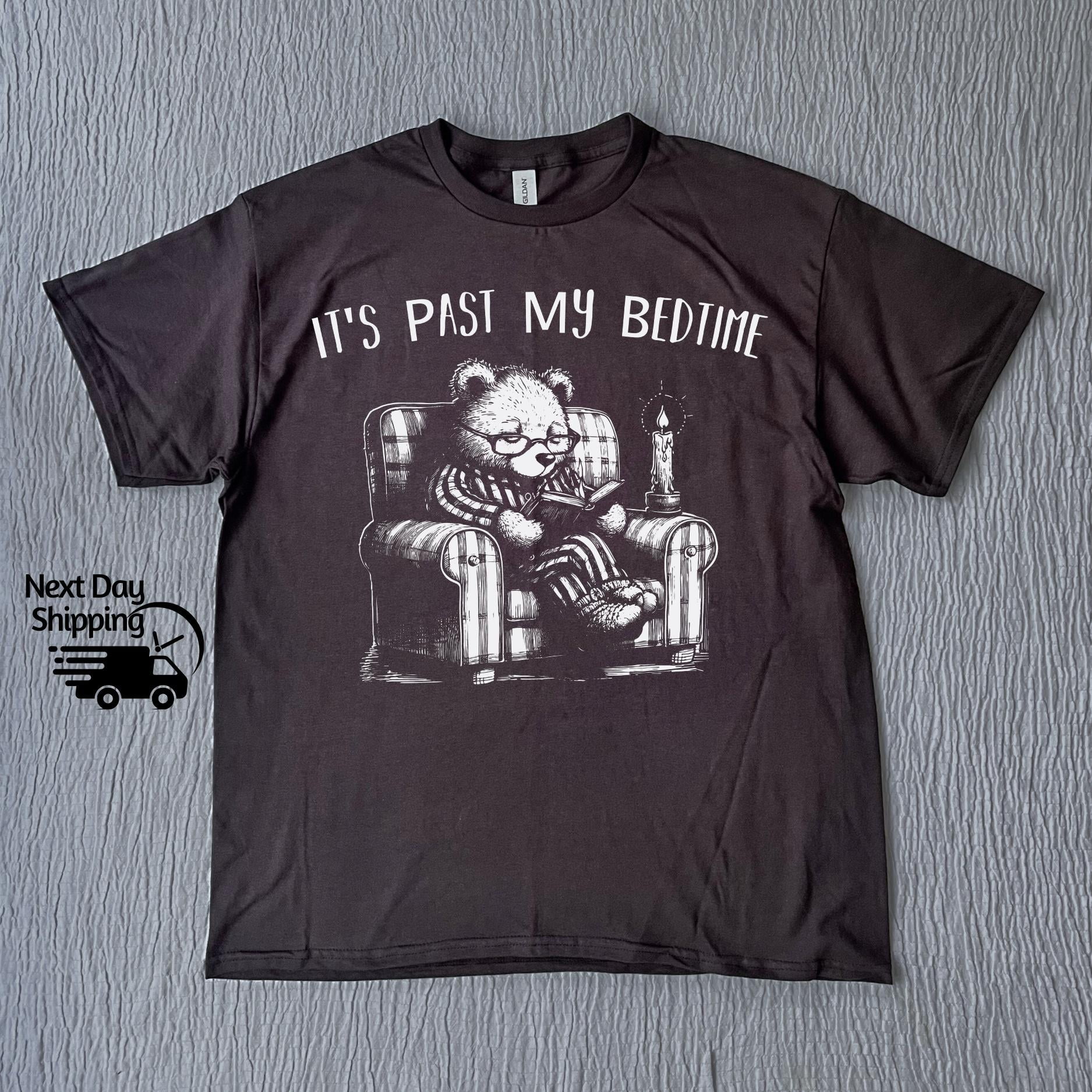 Retro Its Pat My Bedtime Sleepy Bear Funny 90s Graphic Shirt, Bear Meme ...