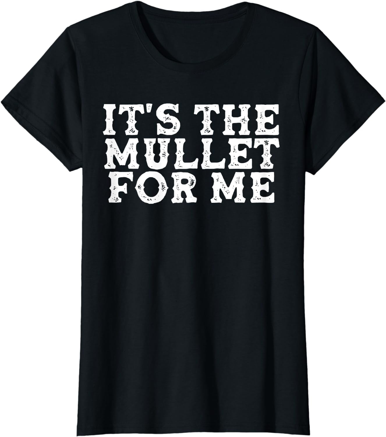 Retro Its The Mullet For Me Turquoise Western Country Cowboy T-Shirt ...