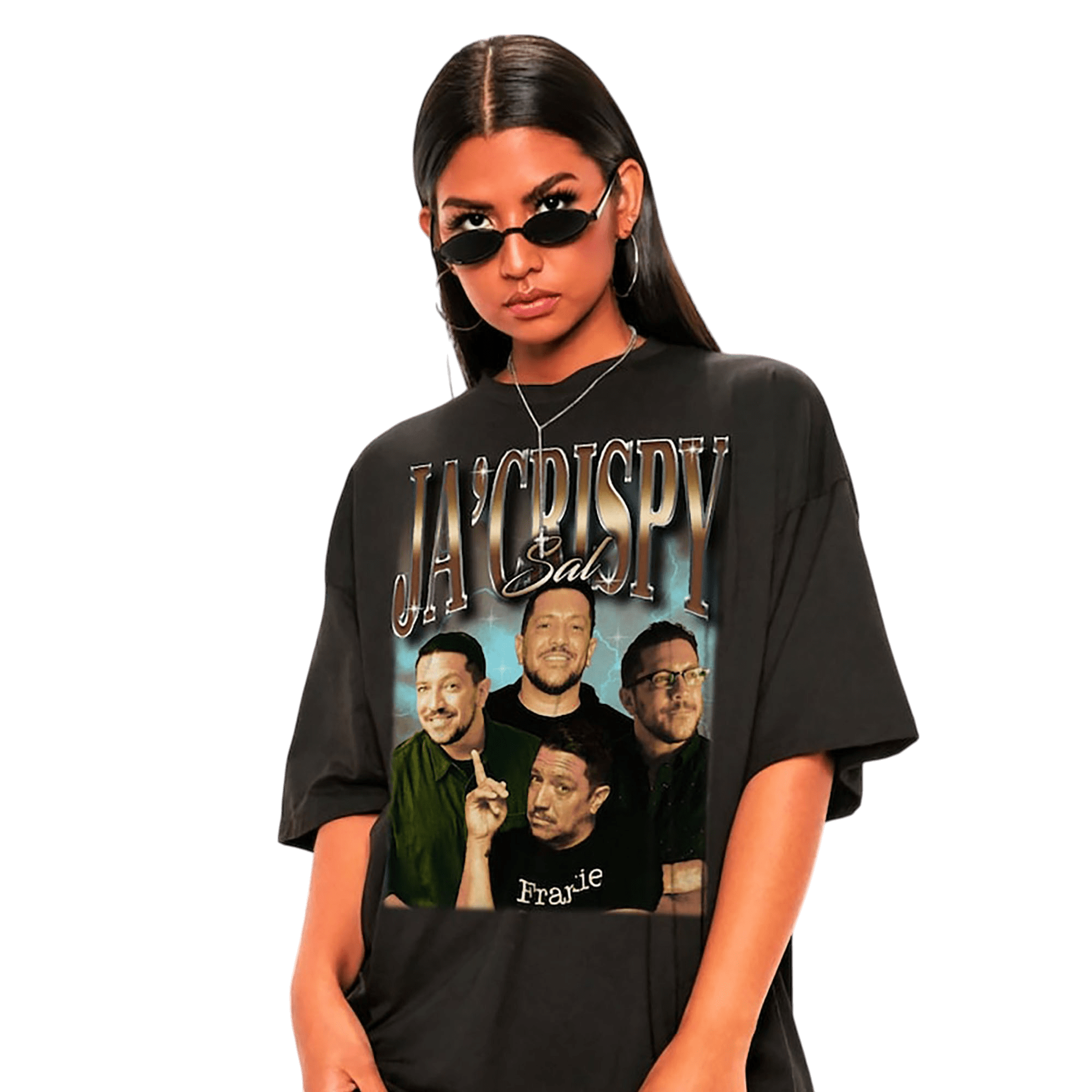 Retro Ja Crispy Sal Vintage T-Shirt, Sal Vulcano Tribute & Comedy Tee - Walmart.com