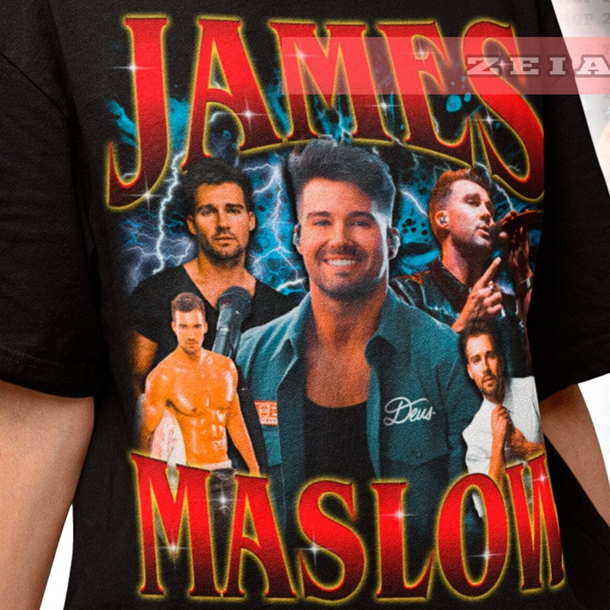 Retro James Maslow Vintage T-shirt - James Maslow Fan Merch - James ...
