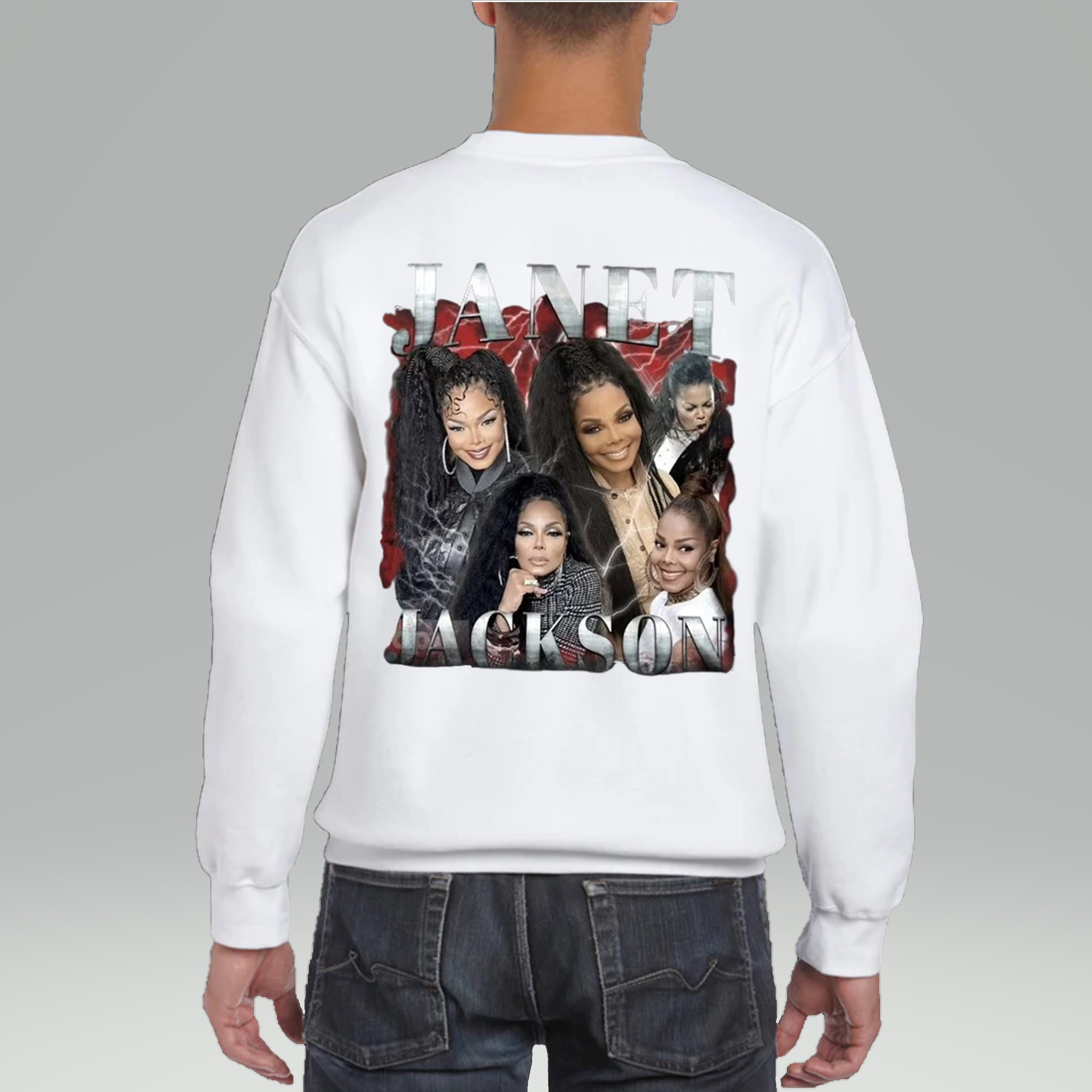 Retro Janet Jackson SweatSweatshirt Back Side, Janet Jackson, Janet ...
