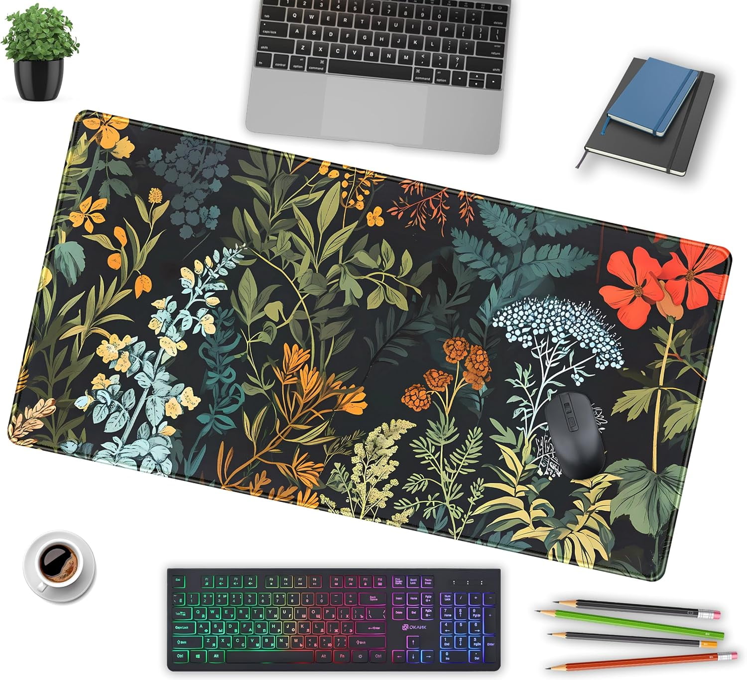 Retro Japanese Samurai Desk Mat XXL Large Mouse Pad Gaming Mousepad ...