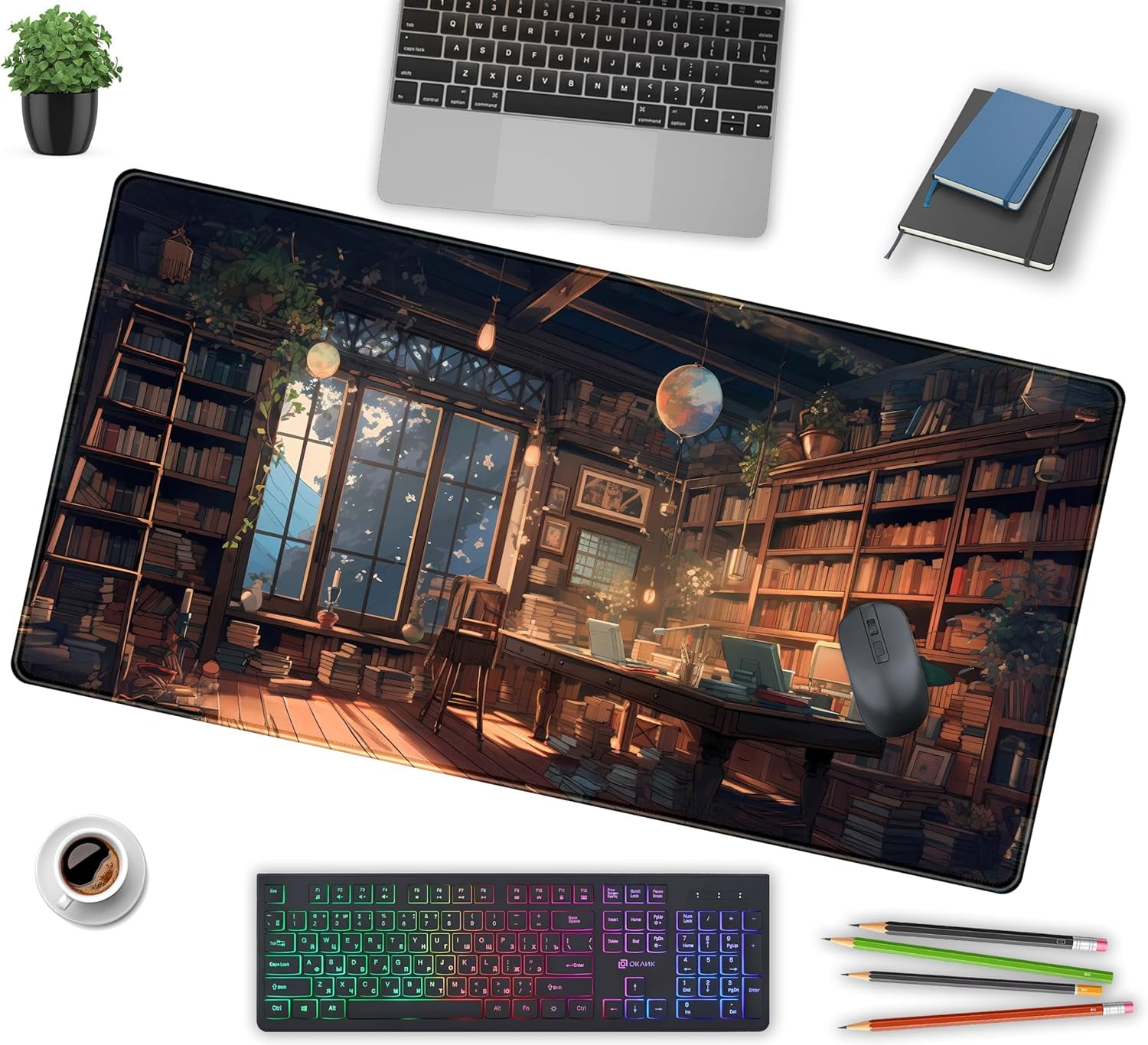 Retro Japanese Samurai Desk Mat XXL Large Mouse Pad Gaming Mousepad ...