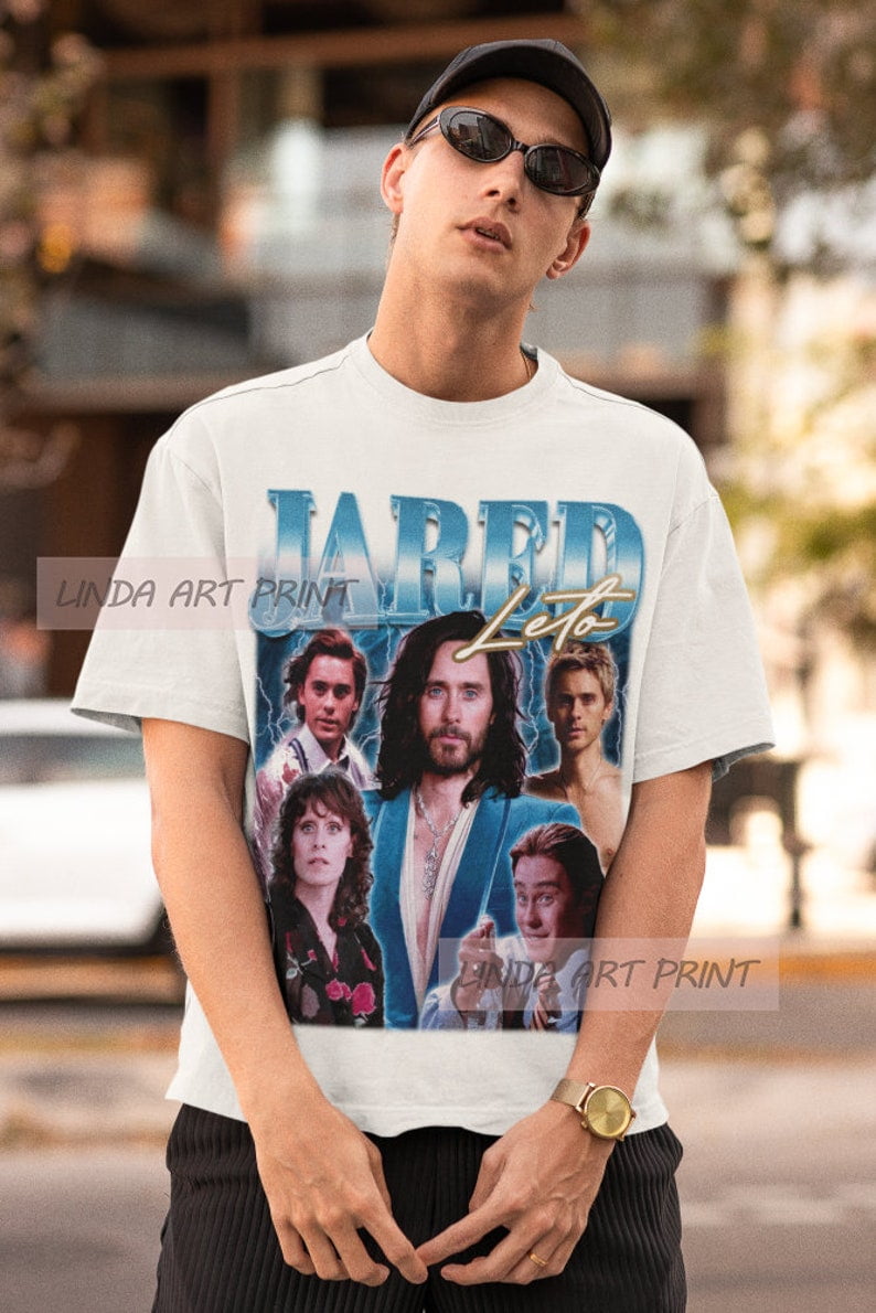 Retro Jared Leto Shirt - Jared Leto Tshirt,Jared Leto T-shirt,Jared ...