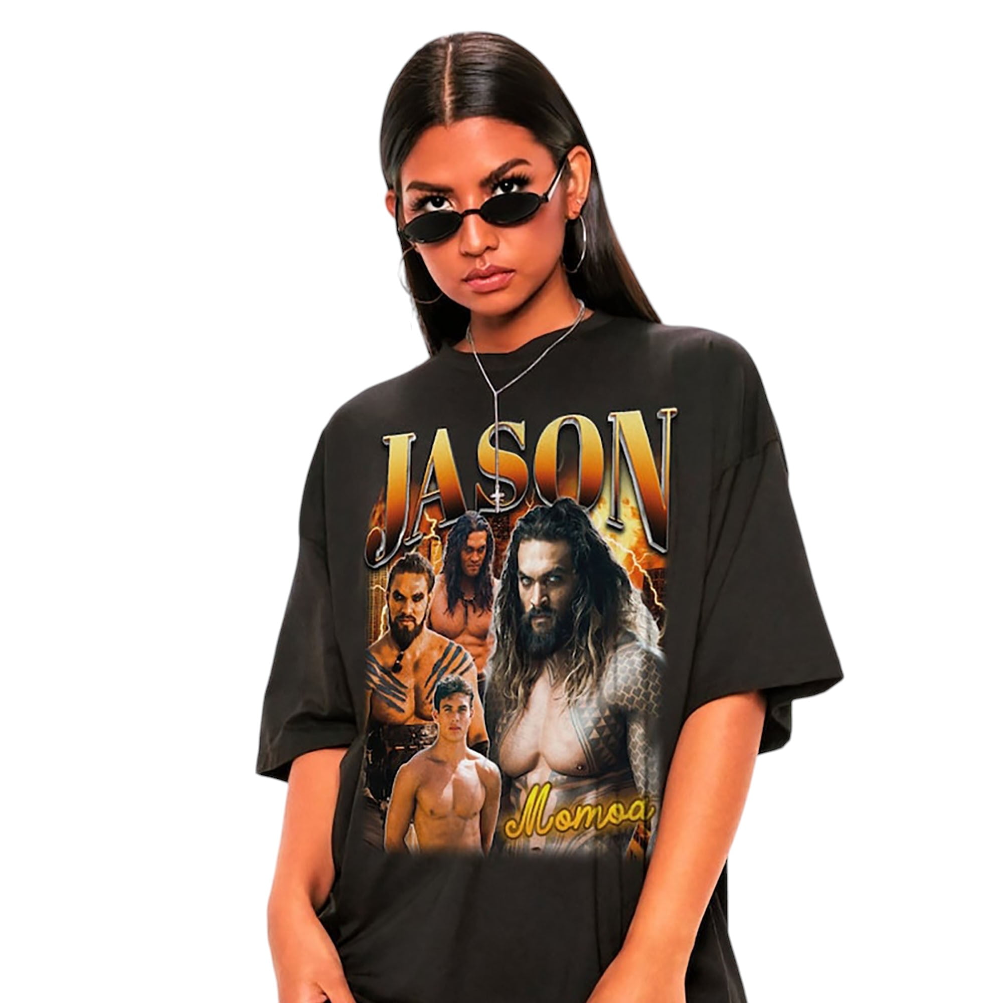 Retro Jason Momoa Shirt, Jason Momoa Tee - Walmart.com