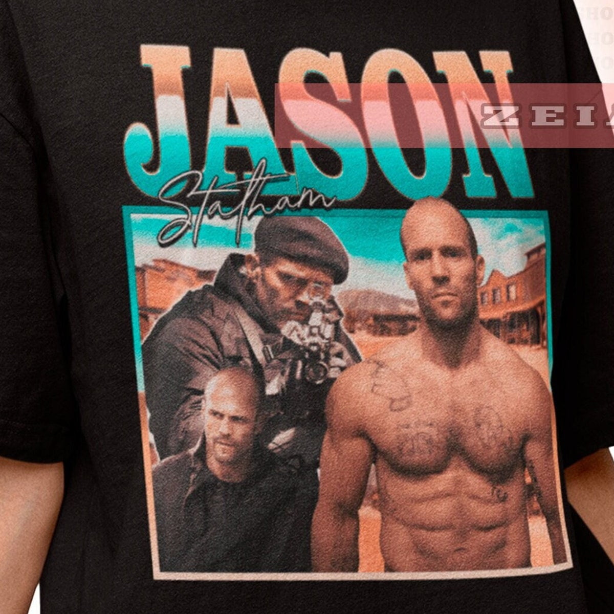 Retro Jason Statham T-shirt - Jason Statham Sweatshirt - Jason Statham ...