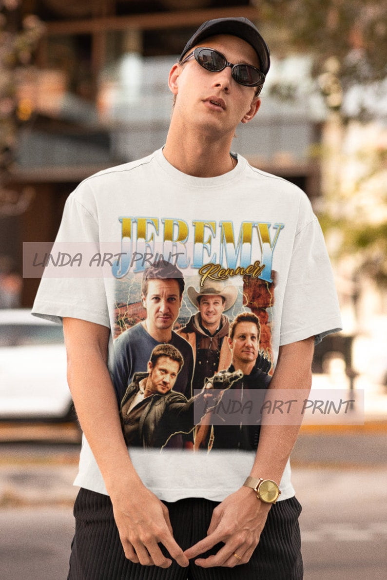 Retro Jeremy Renner Shirt - Jeremy Renner Tshirt,Jeremy Renner T-shirt ...