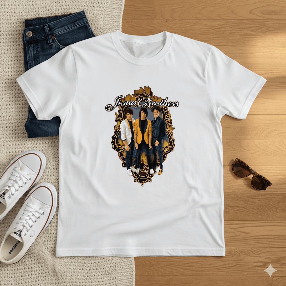 Retro Jonas Brothers Hot Trendy Vintage Music Tour Fan Unisex T-Shirt ...