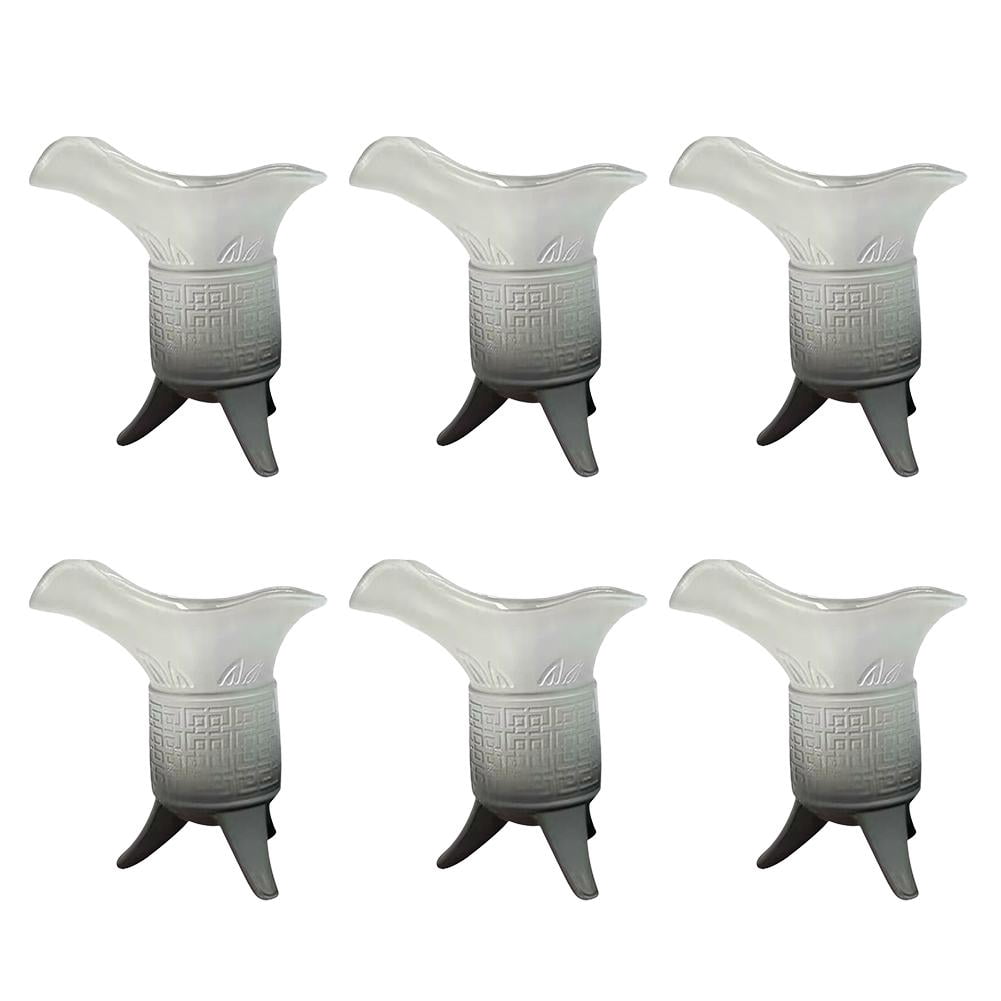 Retro Jue Cup Shot Glasses, Ancient Chinese Style Tripod Wine Vessel ...