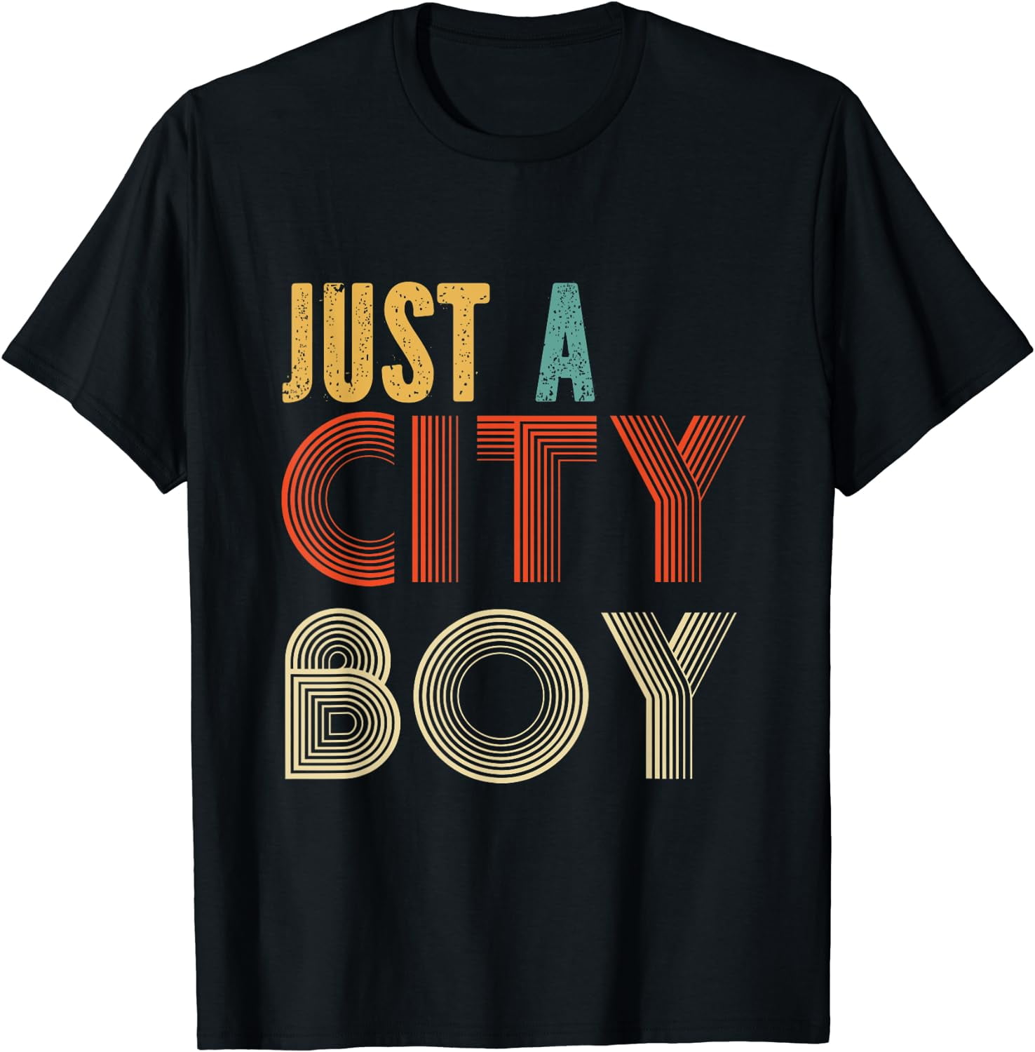 Retro Just A City Boy Journey T-Shirt - Walmart.com