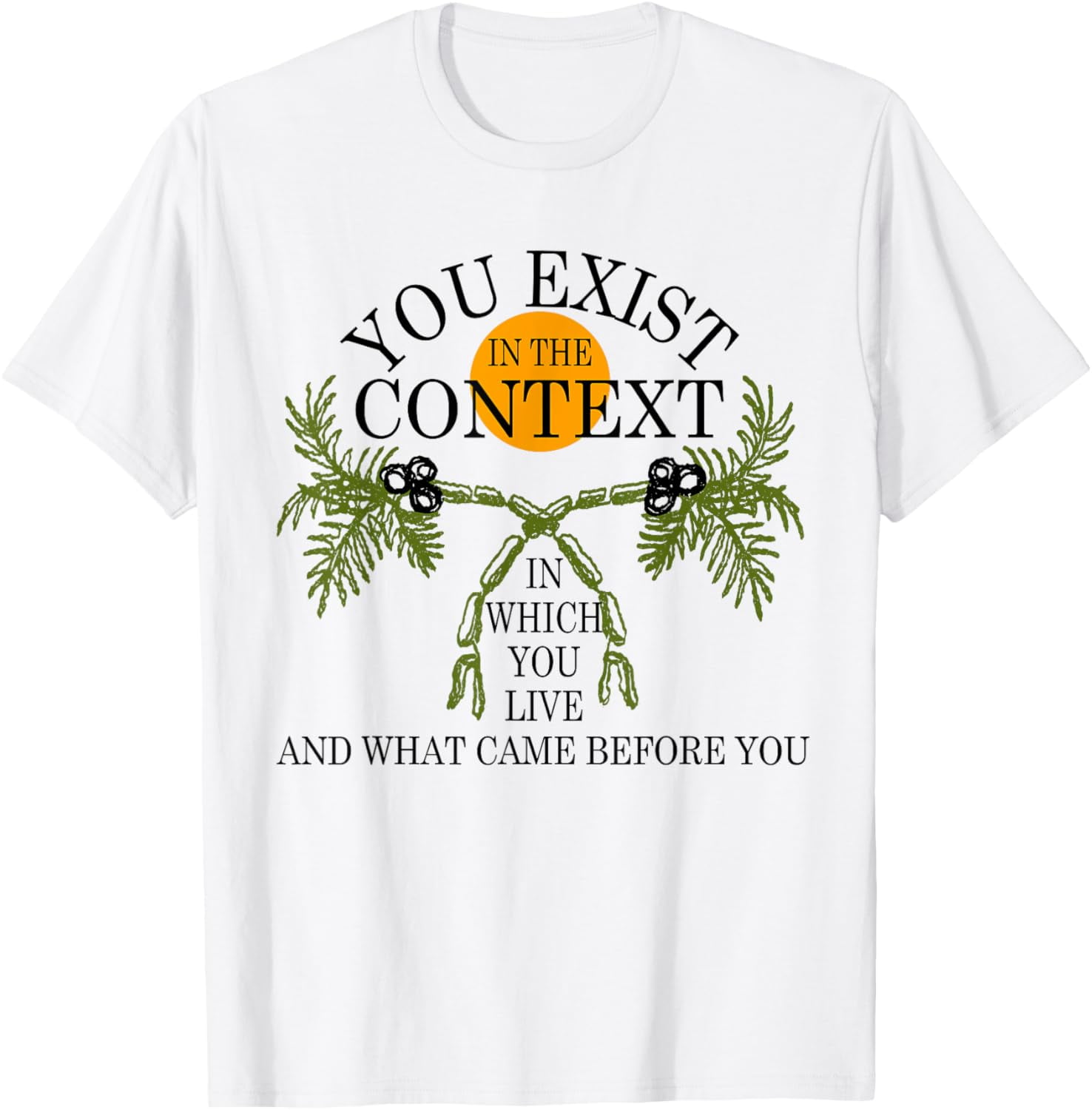 Retro Kamala-Harris Coconut Tree You Exist In The Context T-Shirt ...