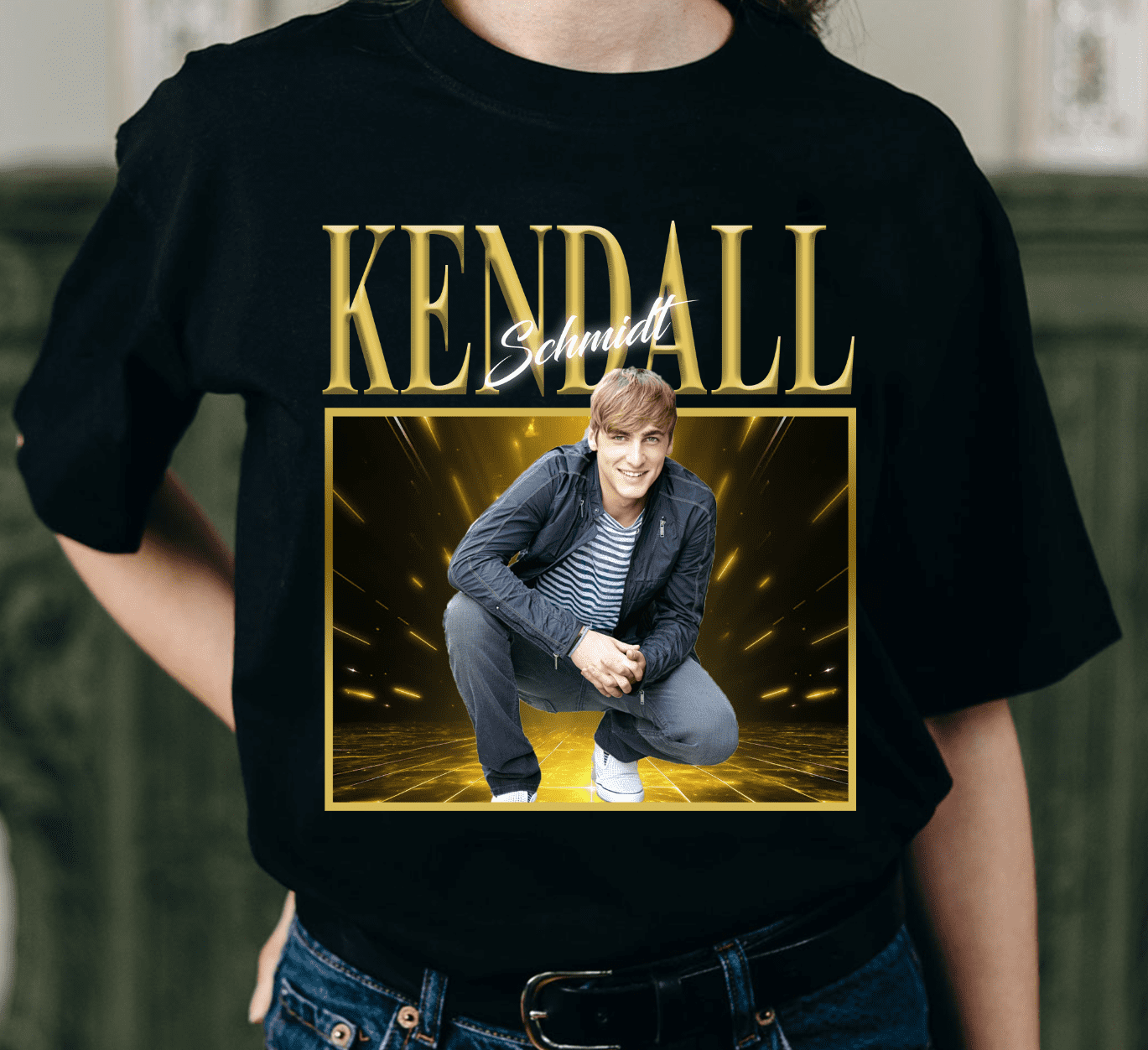 Retro Kendall Schmidt Shirt -Kendall Schmidt Tshirt,Big Time Rush Tour Shirt,Big Time Rush ...